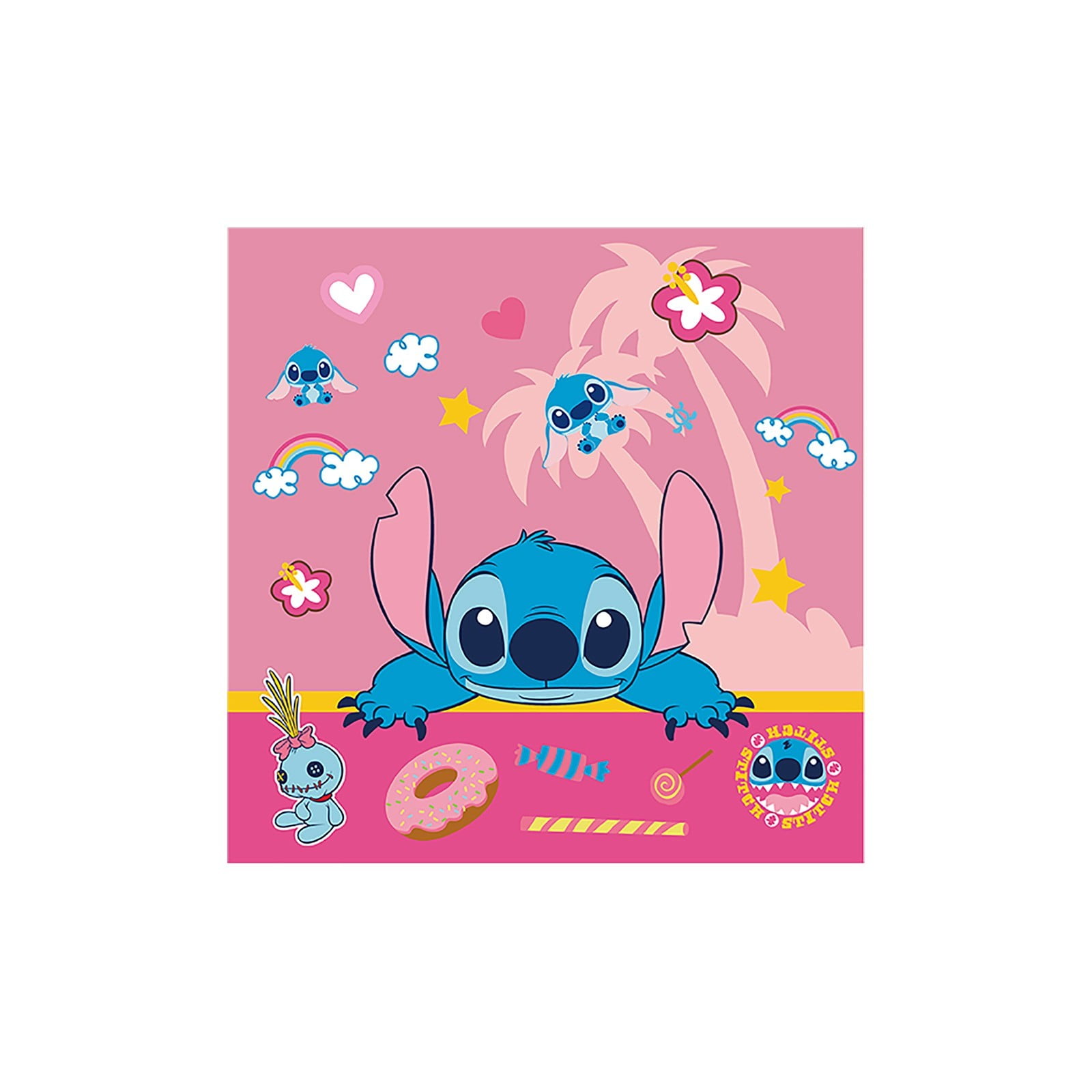 Stitch Party Decorations, Cute Stitch Printed Tableware, Stitch Cartoon ...