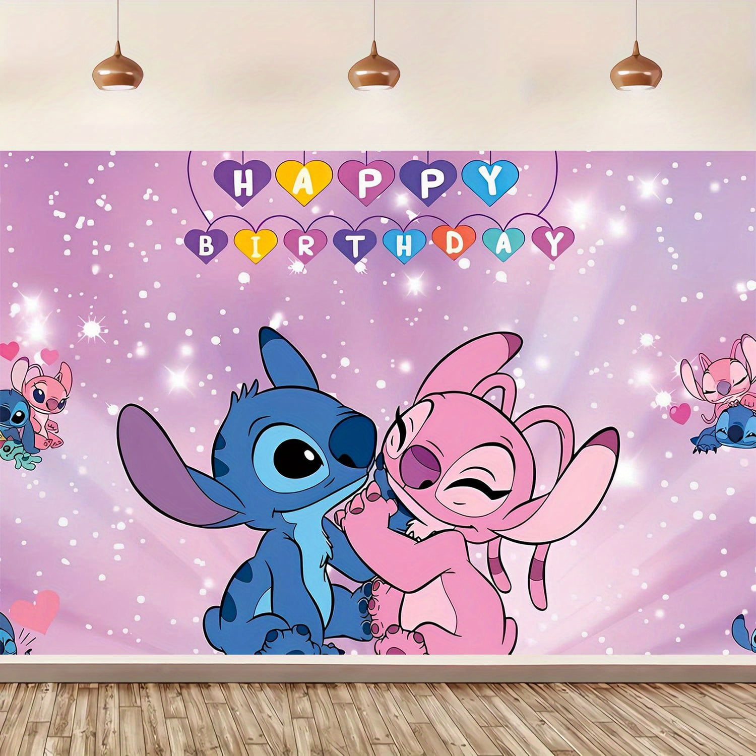 Stitch Party Decorations Happy Birthday Party Banner Stitch Party ...