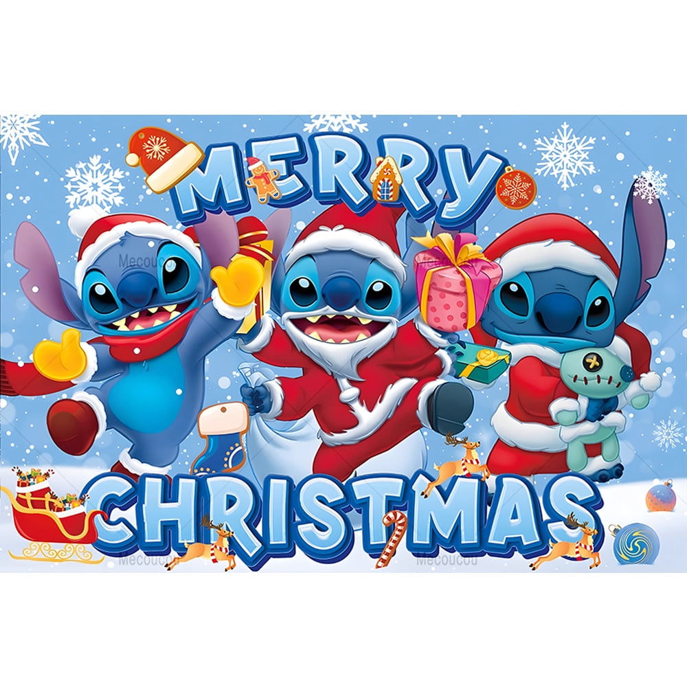 Stitch Party Decorations Happy Birthday Party Banner Stitch Party ...