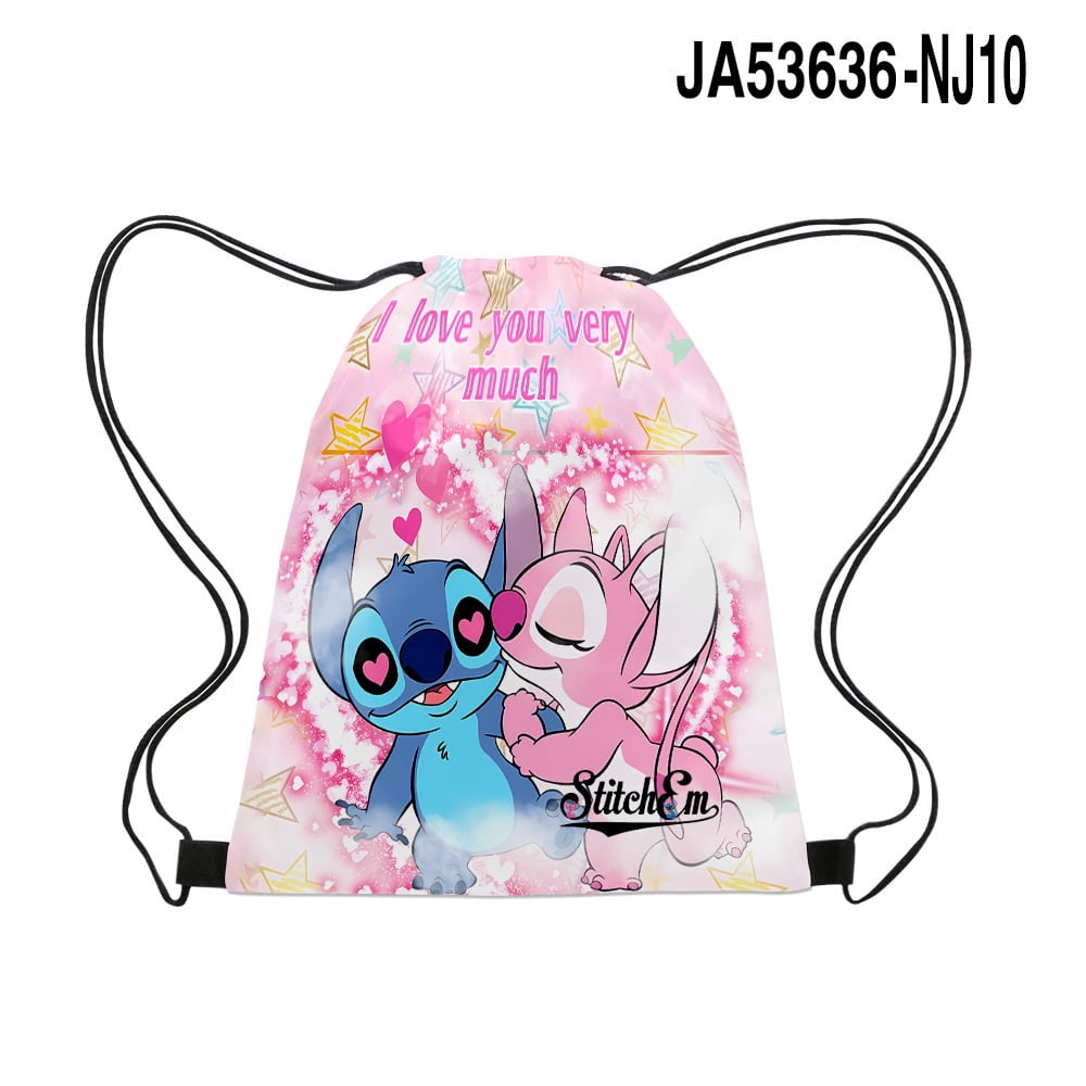 Stitch Party Favor Bags Spider Drawstring Bag Birthday Party ...