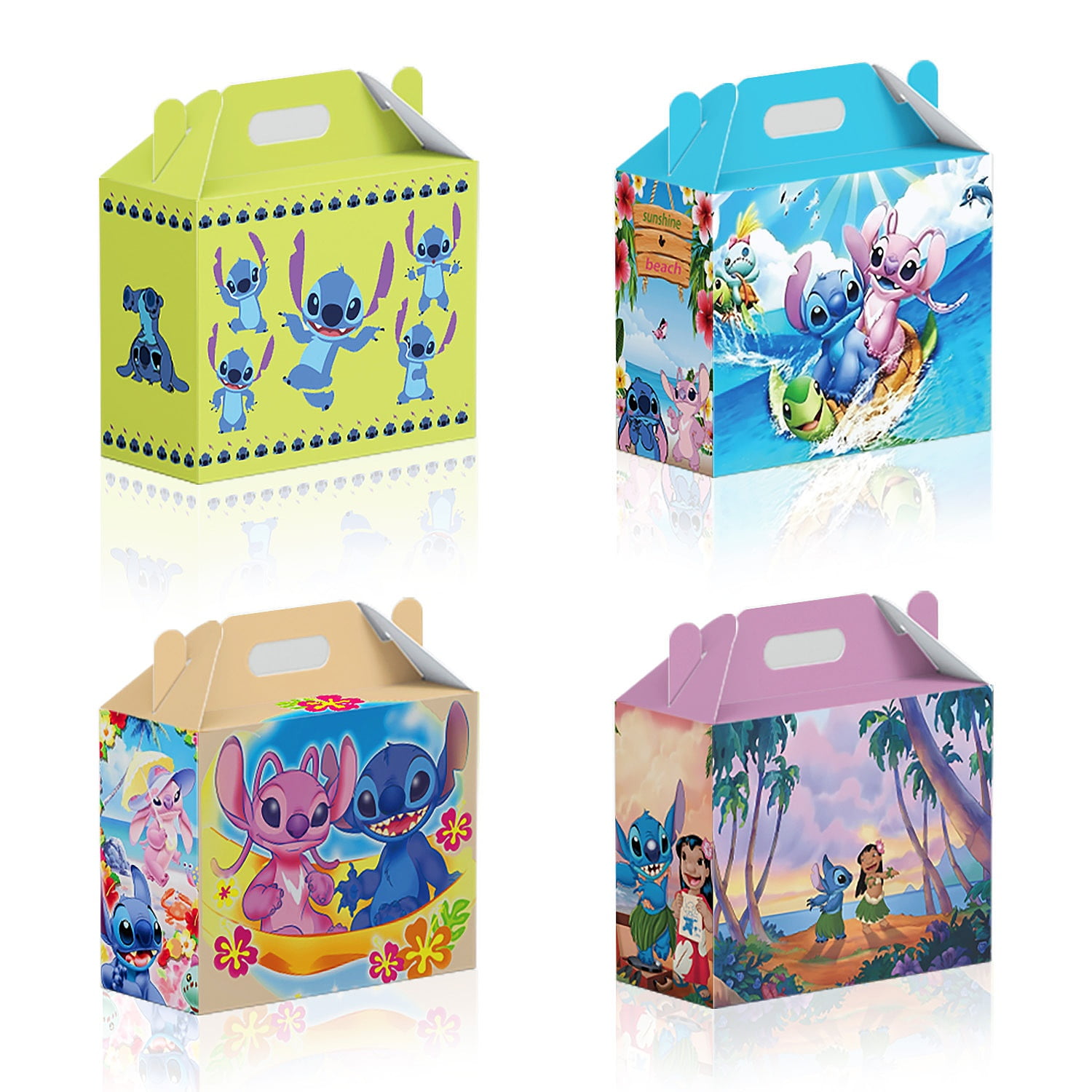 Stitch Party Favor Boxes - 12 Pcs Party Favor Candy Boxes for Anime ...