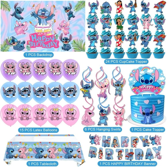 Stitch Birthday Decorations
