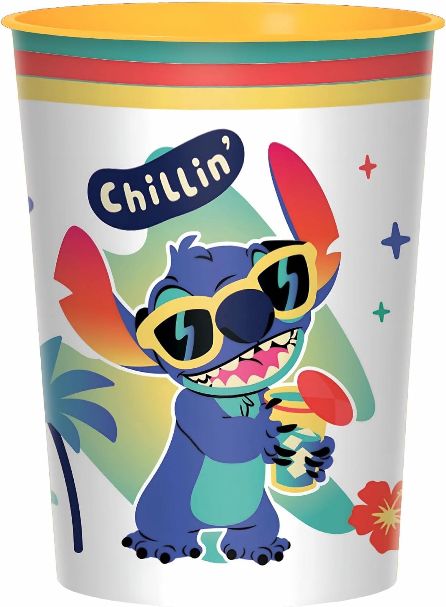 Stitch Plastic 16oz Favor Cups - Walmart.com