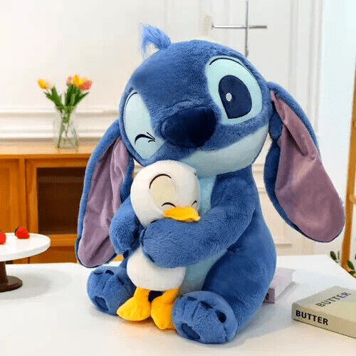 Stitch Plush Doll - Cute Lilo & Stitch Duck Design, Soft Stuffed Toy ...