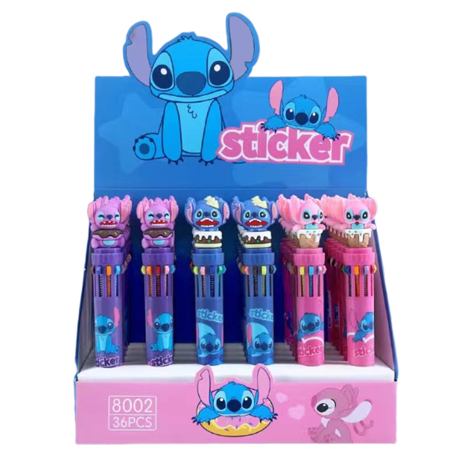 Stitch Plush Toys Gifts Silicone Head 10 Color Pen 10 Color Pen Hand ...