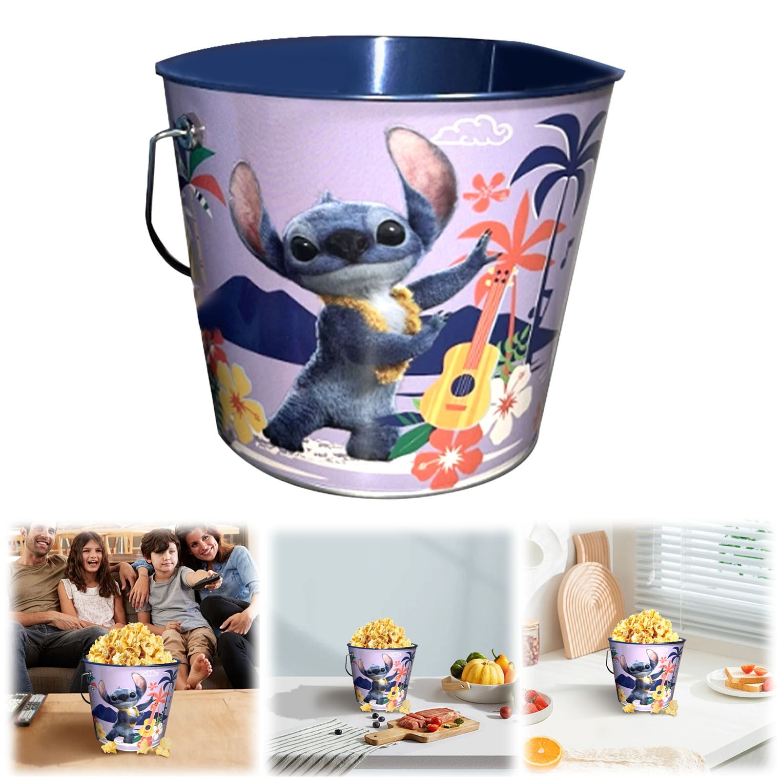 Stitch Popcorn Bucket 2D Style 2025 New Limited Edition Collectible ...