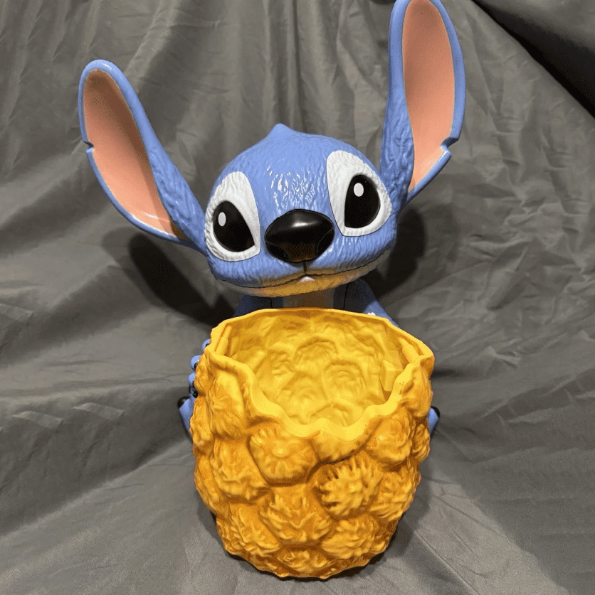 Stitch Popcorn Bucket (6 Inches) Large Stitch Pineapple 3D Popcorn ...