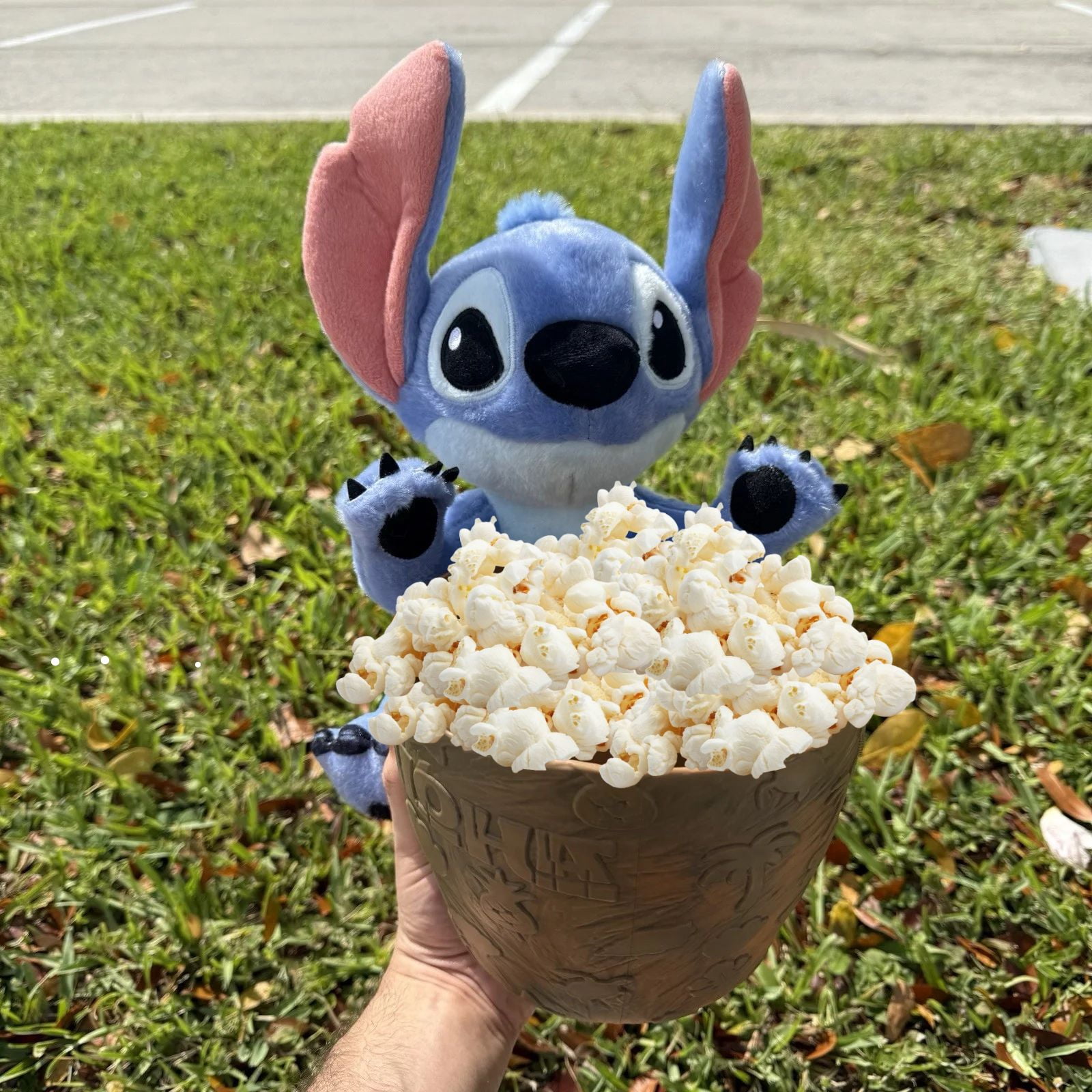 Stitch Popcorn Bucket Individual Servings - 3D Stitch Popcorn Food ...