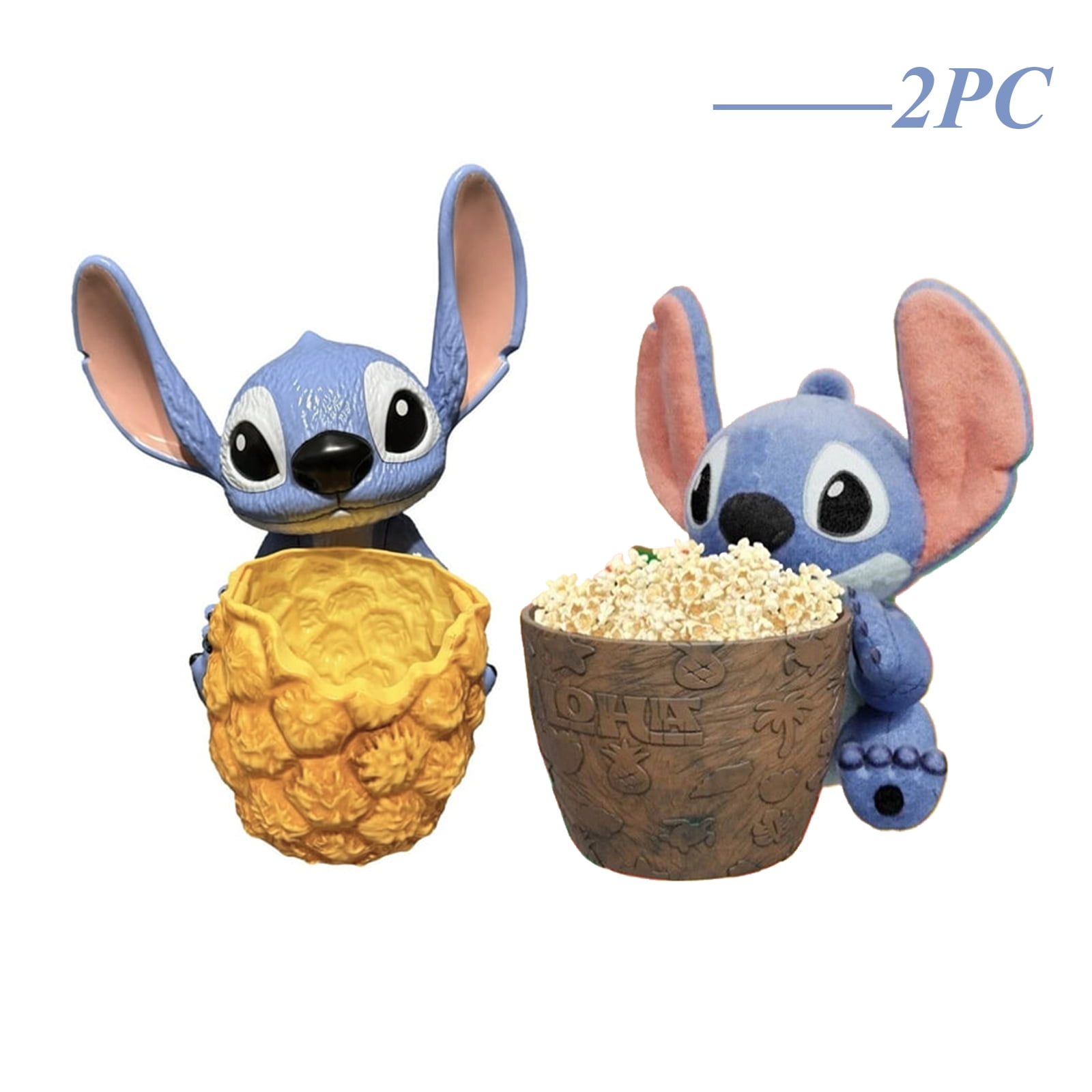 Stitch Popcorn Bucket - Reusable Popcorn Bucket Cartoon Movie Snack ...