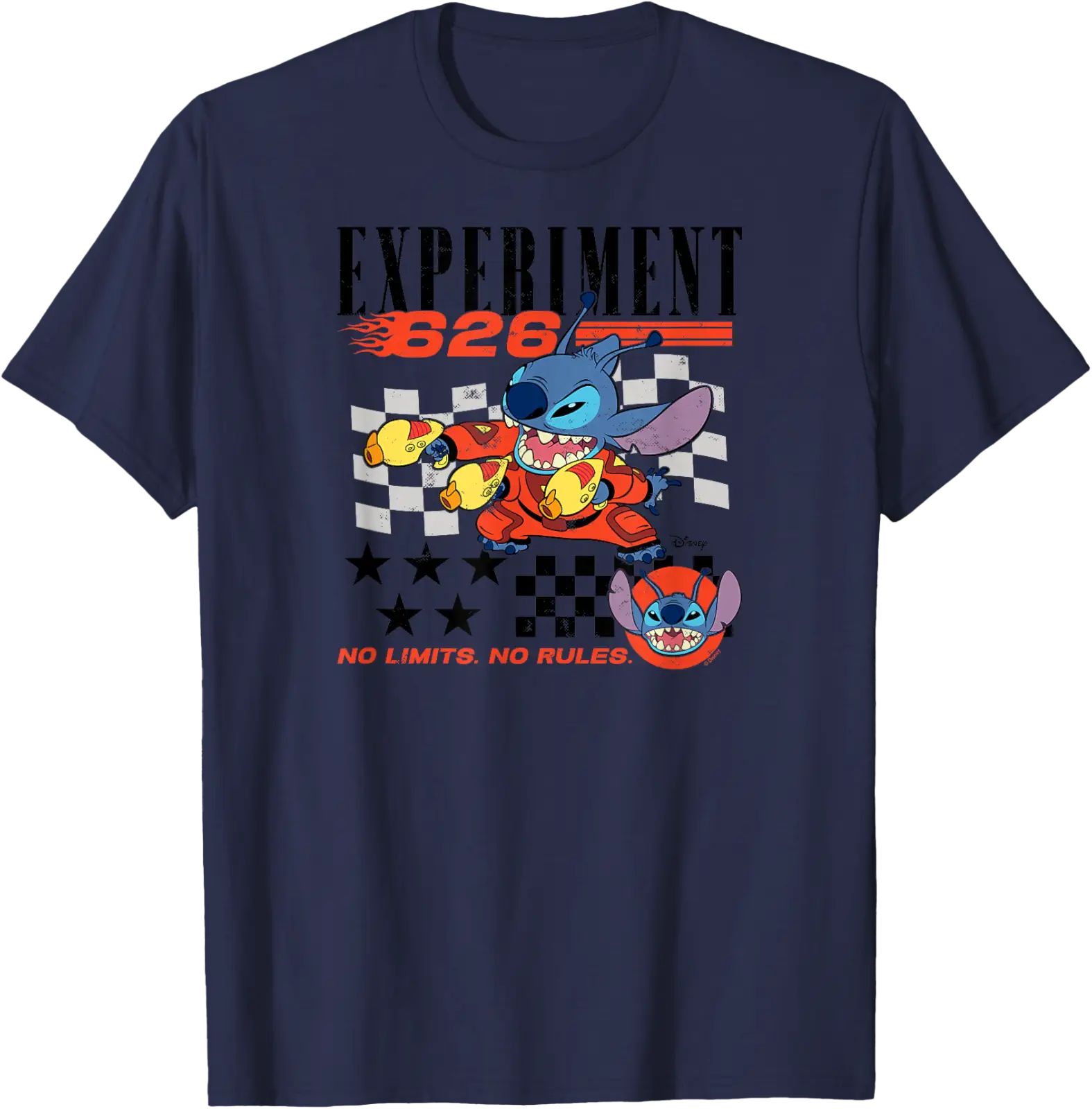 Stitch Racing Jersey Sporty Number 626 T-Shirt - Walmart.com