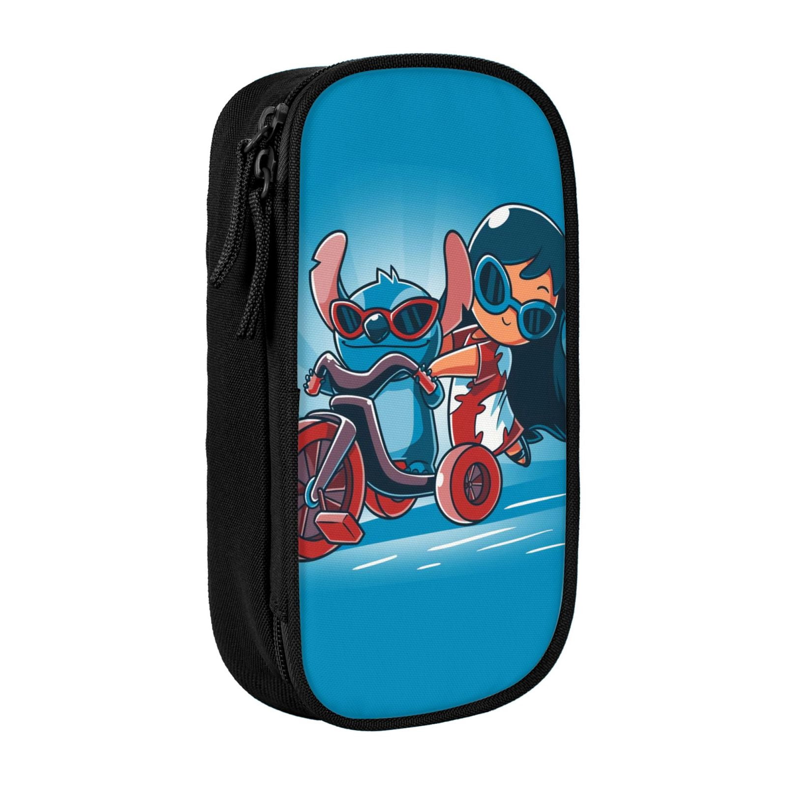 Stitch Riding A Motorcycle Pencil Case,Pencil Pouch,Extra Big Pencil ...