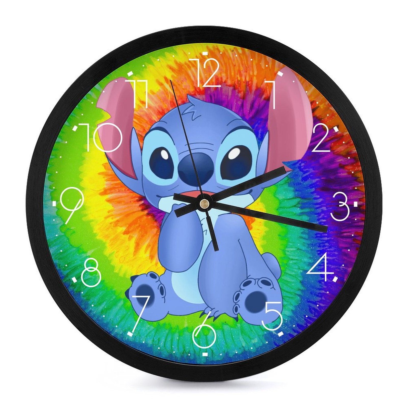 Stitch Round wall clocks battery operated decorative - Walmart.com