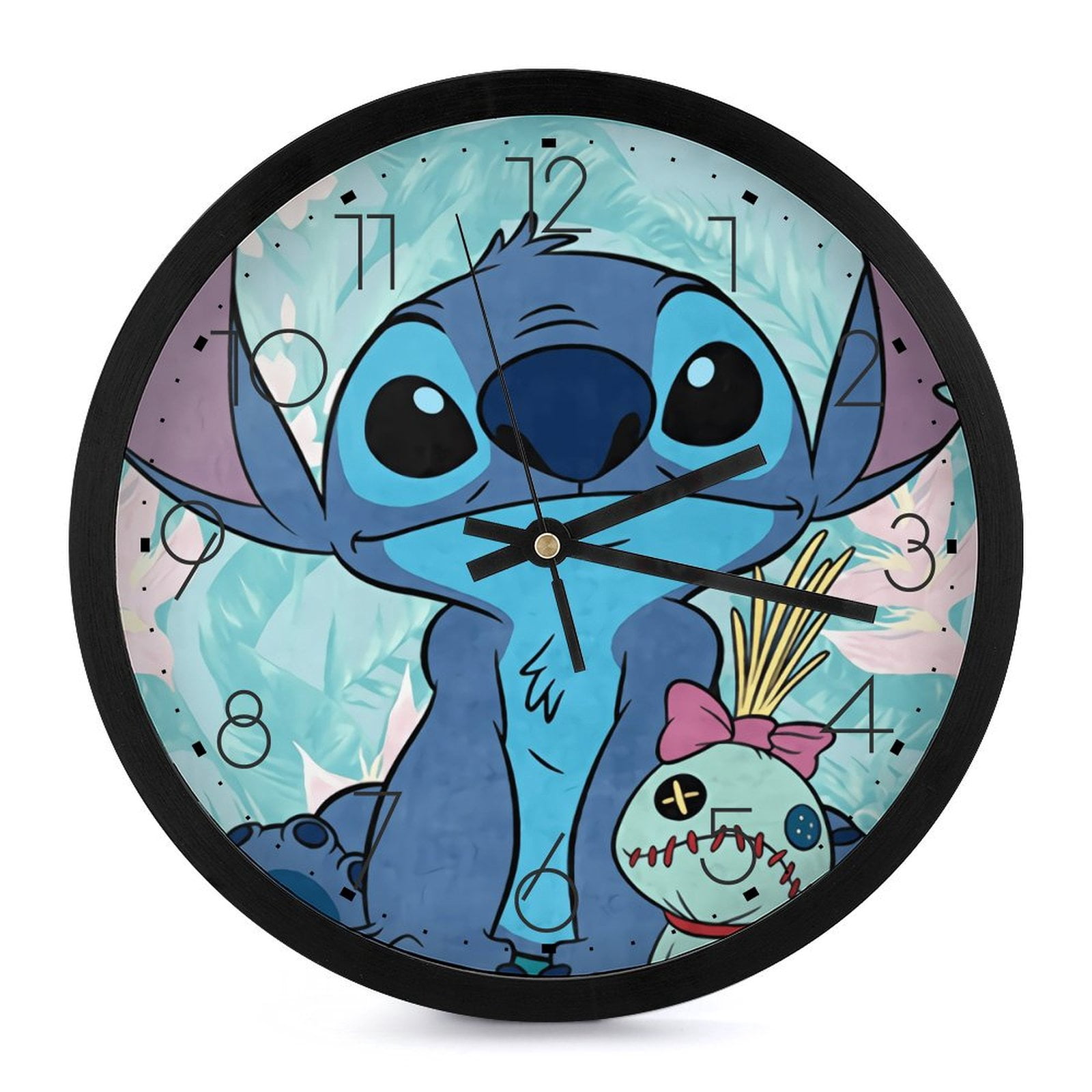 Stitch Round wall clocks battery operated decorative - Walmart.com