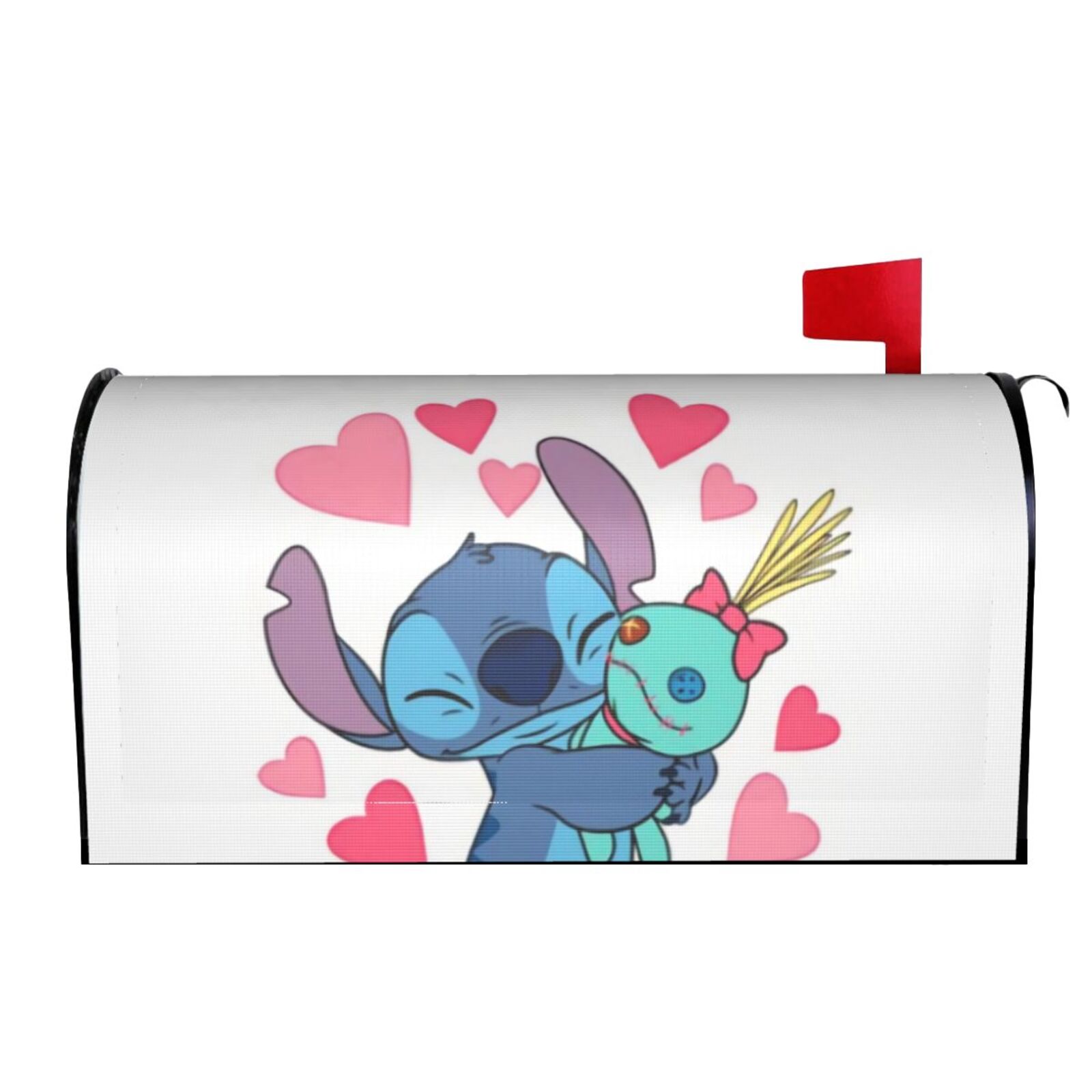 Stitch & Scrump Cartoon Character Mailbox Cover Magnetic Standard Size ...