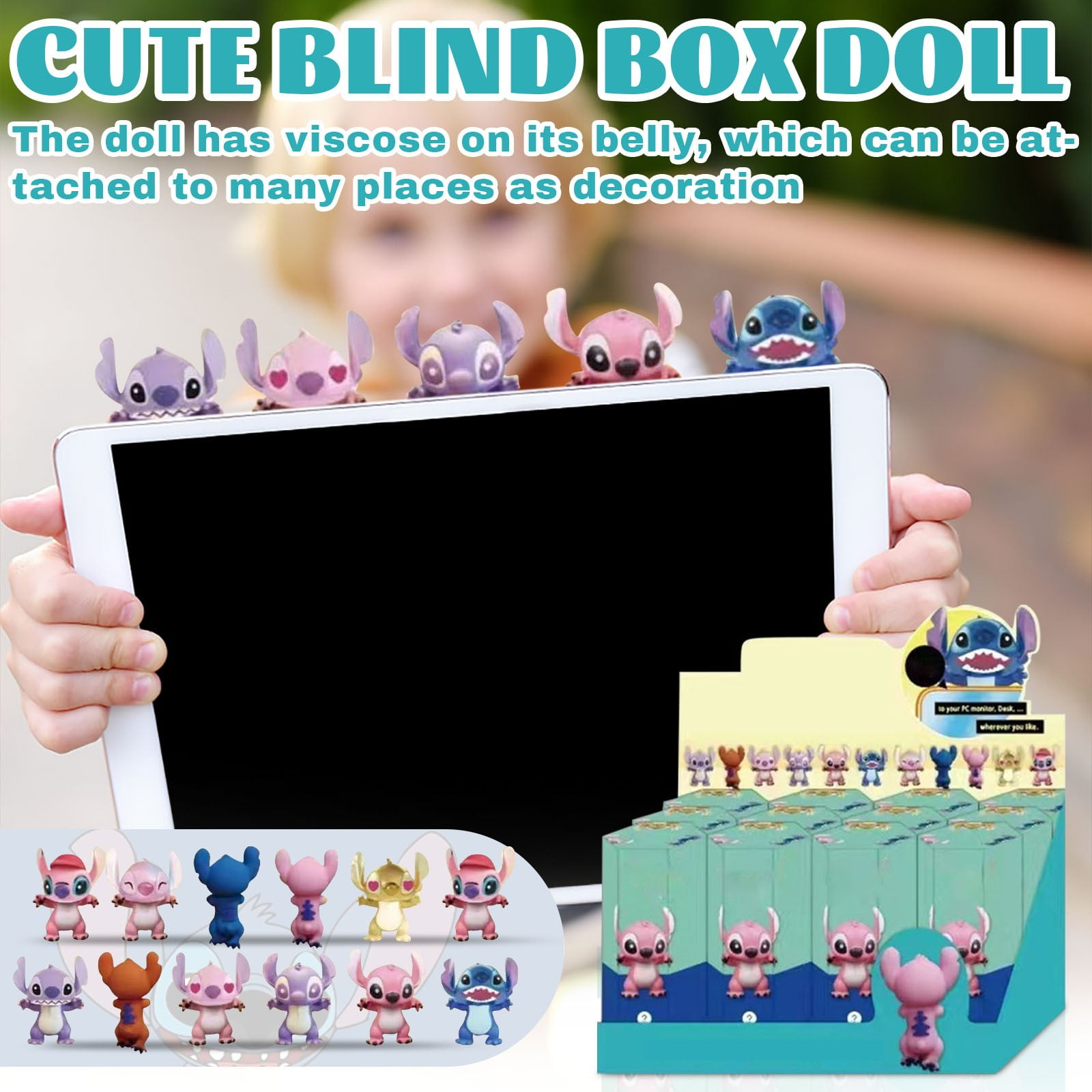 Stitch Series Sonny Angel Hippers, 12Pcs Stickable Stitch Mini Figures ...