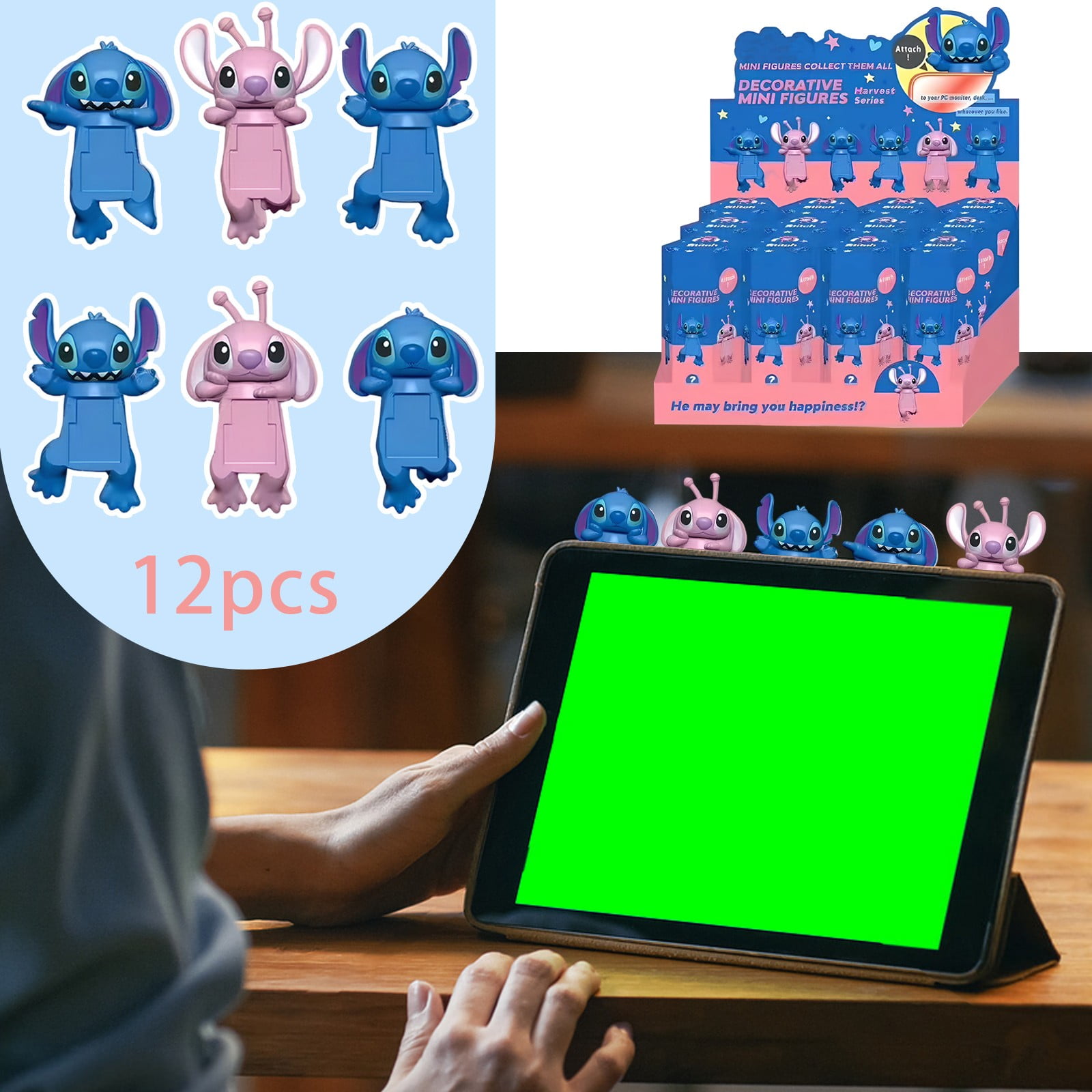 Stitch Series Sonny Angel Hippers, Stickable Stitch Mini Figures Doll ...