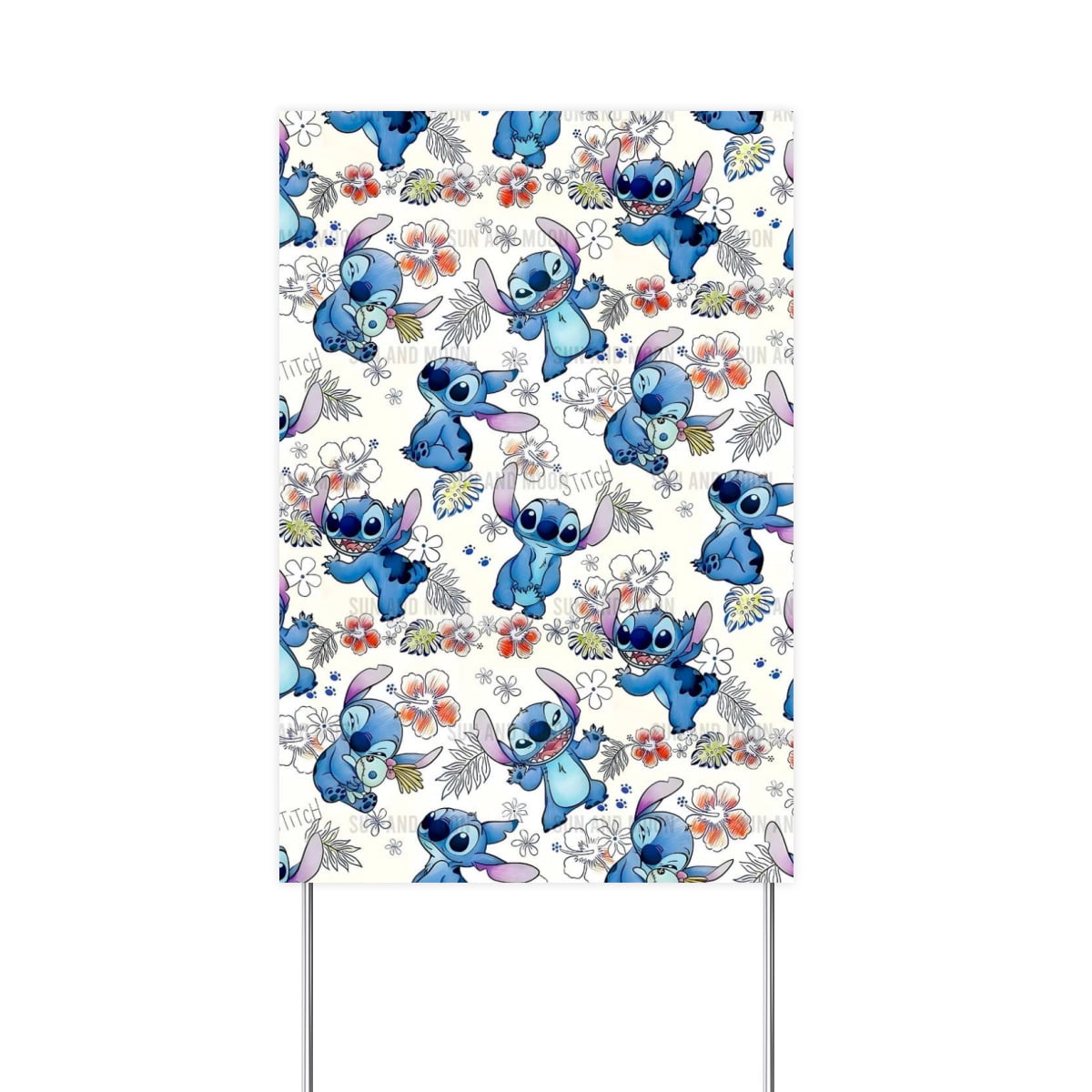 Stitch Sign Yard Garden Club Farm Bathroom Wall Decor Sign Poster ...