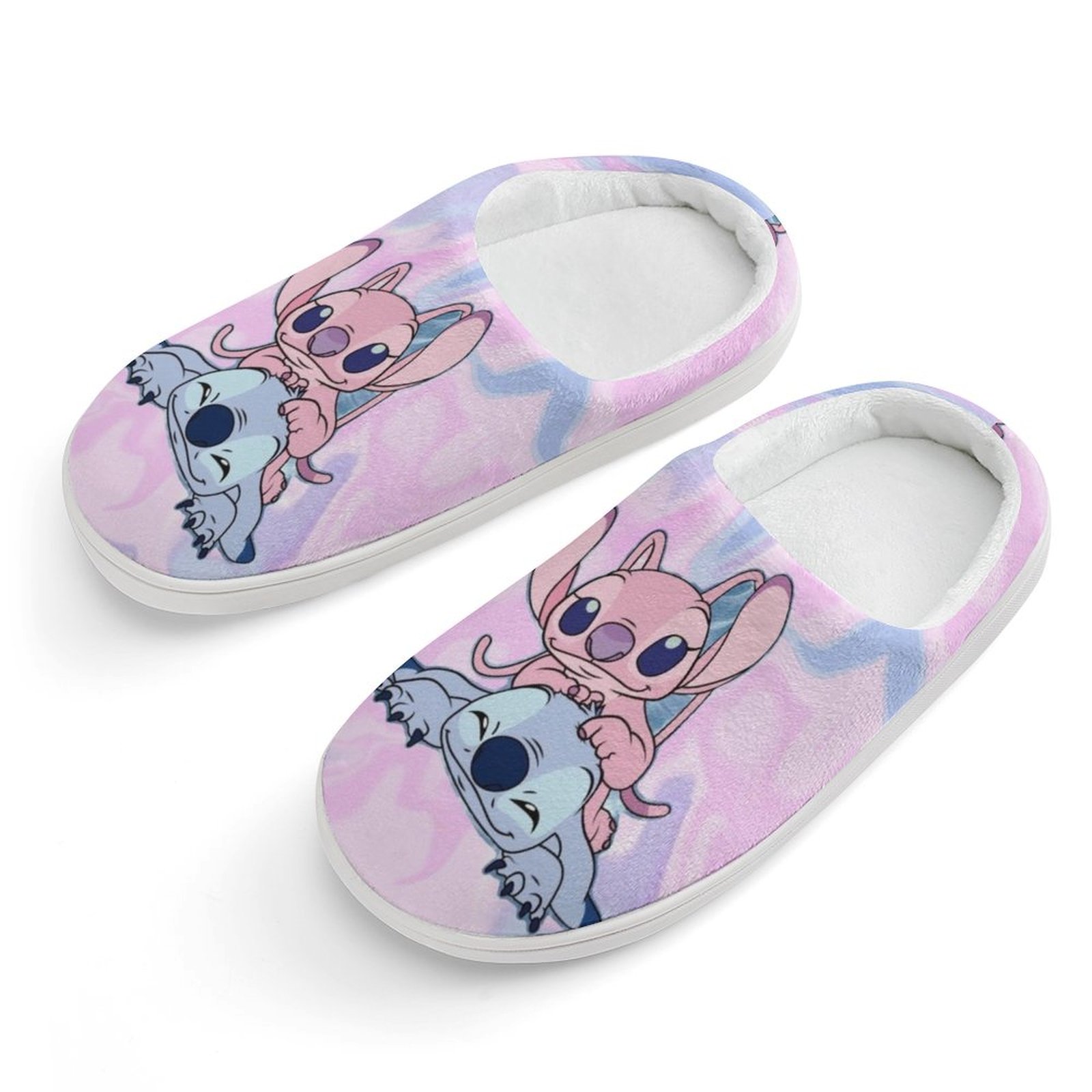 Stitch Slippers for Girls Boys, Cute Soft Plush Anti-slip House Kids ...