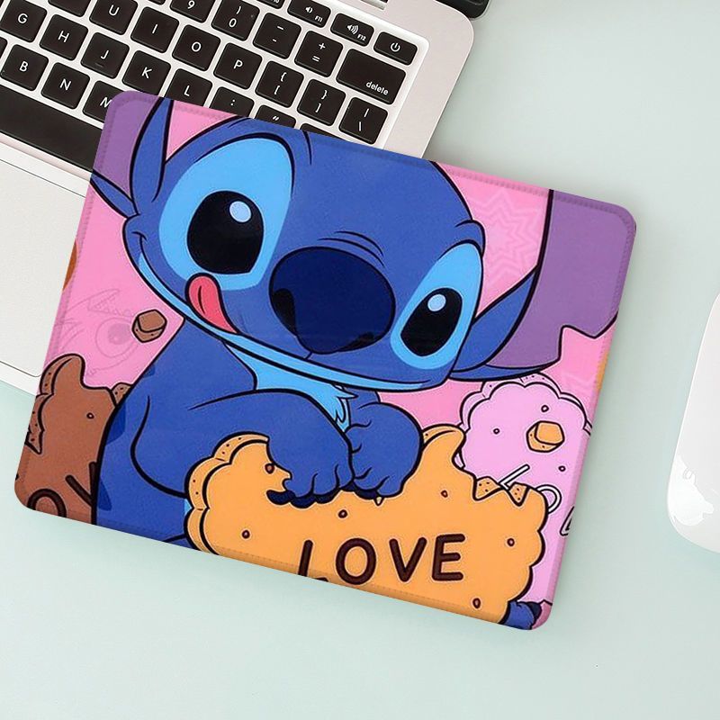 Stitch Small Mouse Pad Stitch Natural Rubber Mouse Pad Office Carry ...