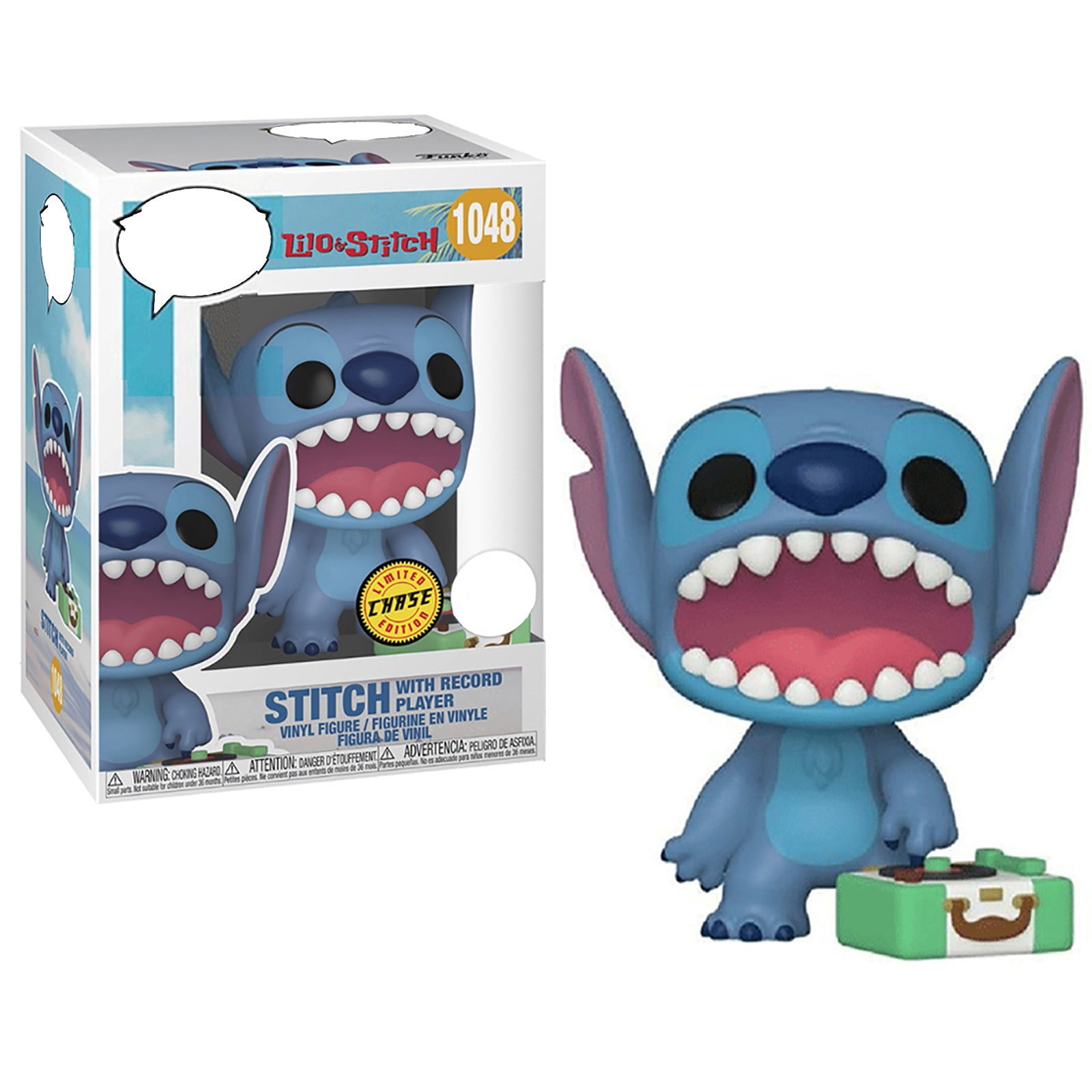 Stitch -Smiling Seated Stitch Pop Standard - Collectable Vinyl Figure ...