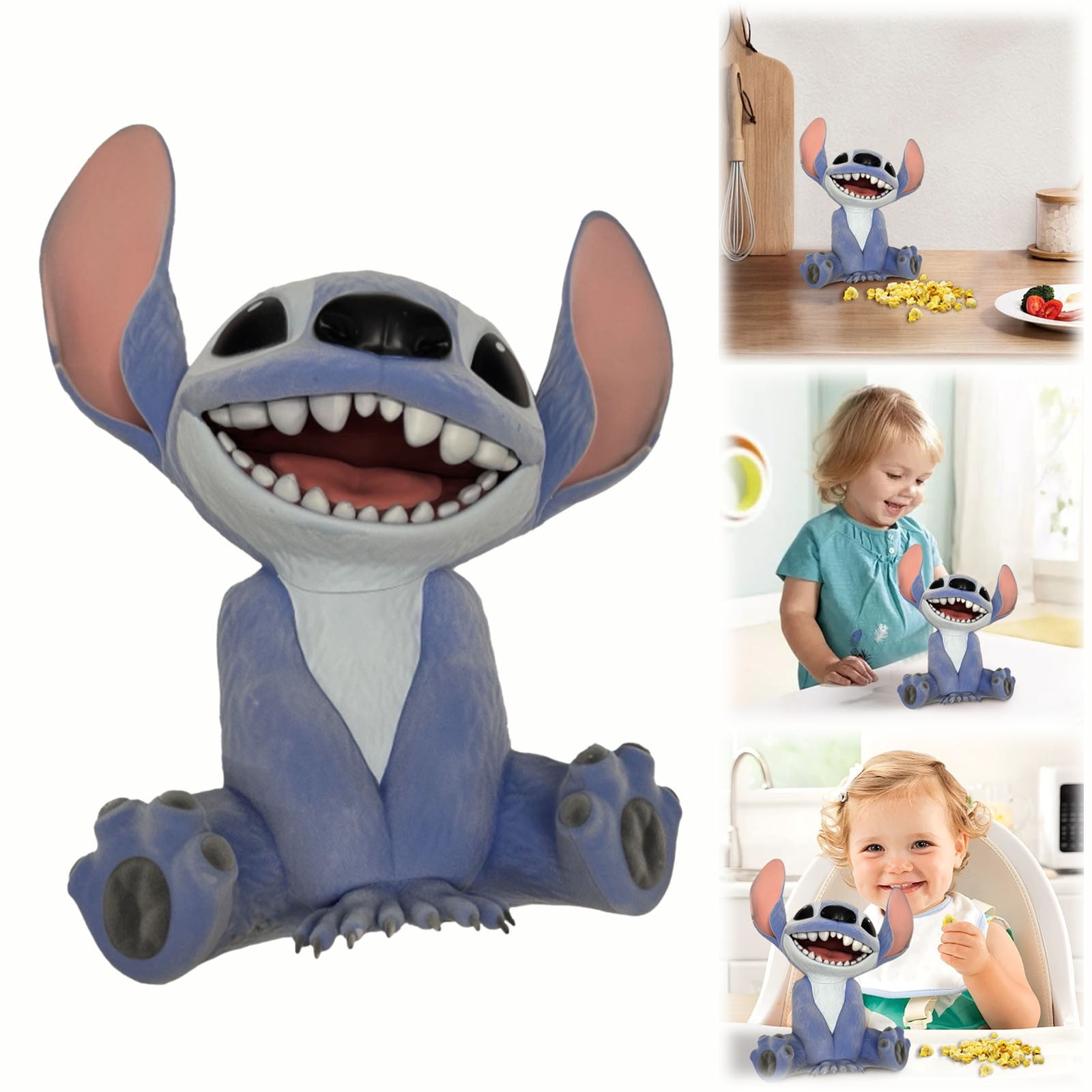 Stitch Snack Container 10.6" Jumbo Size - Adorable Popcorn Bucket for ...