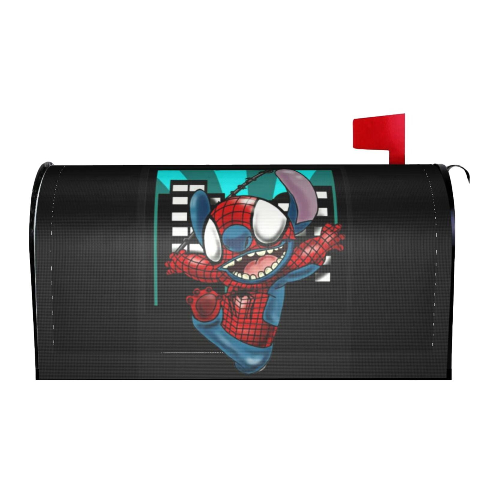 Stitch Spiderman1 Cartoon Character Mailbox Cover Magnetic Standard ...