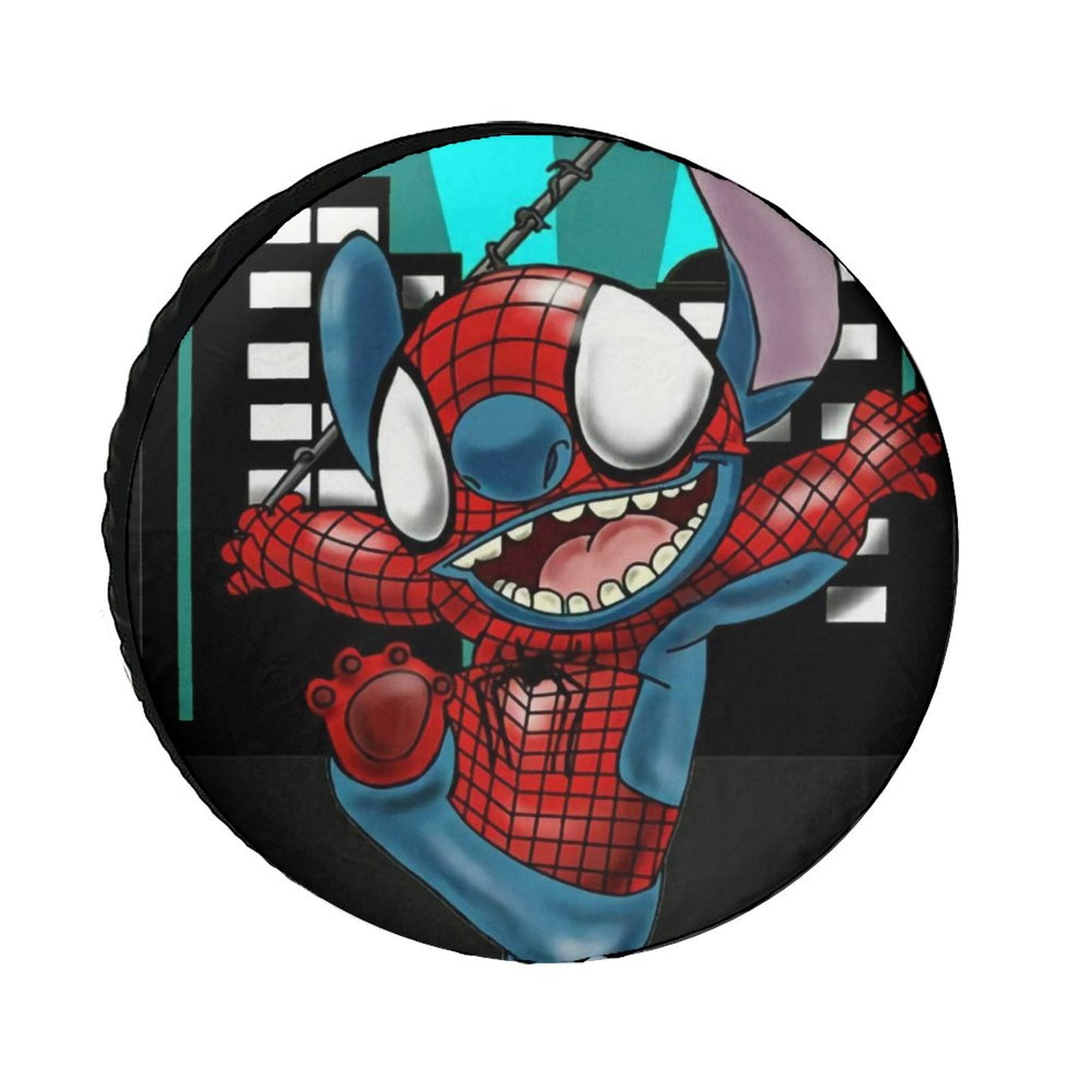 Stitch Spiderman1 Waterproof Oxford Tire Covers, Spare Wheel Automotive ...