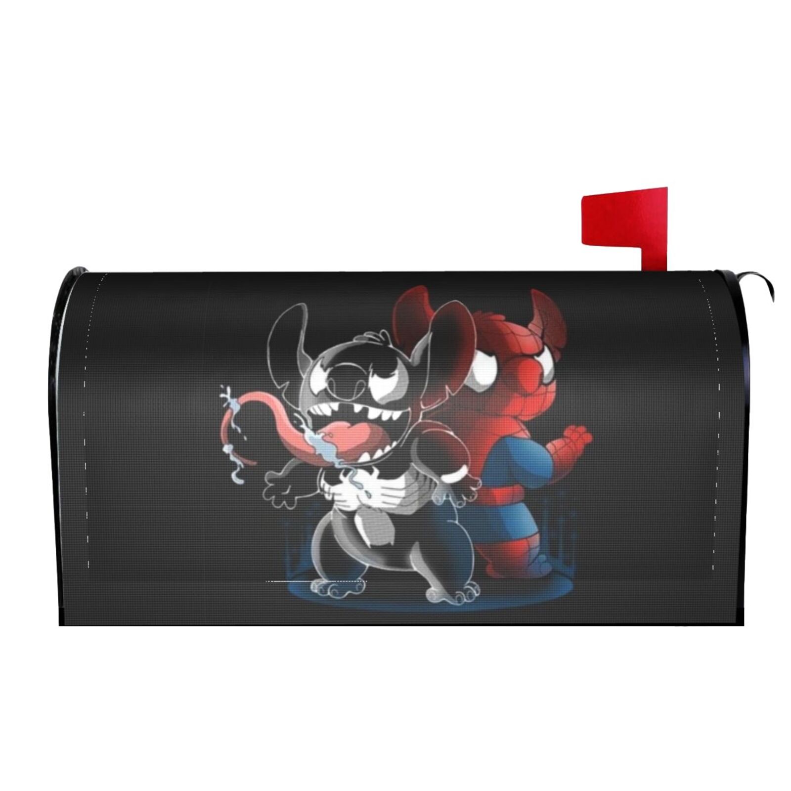 Stitch Spiderman24 Cartoon Character Mailbox Cover Magnetic Standard ...