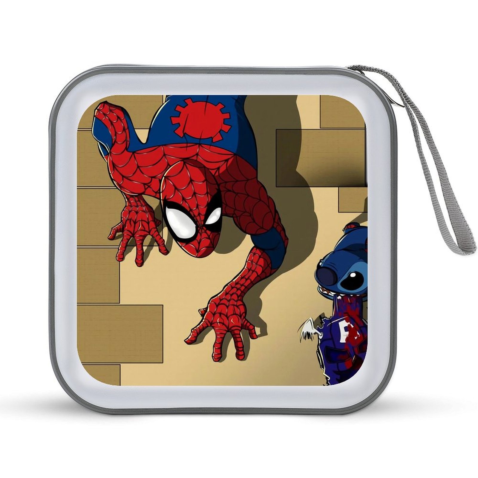 Stitch Spiderman98 CD Case, 40 Capacity VCD/DVD Case Holders Wallet ...