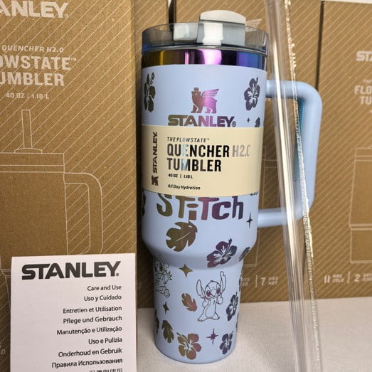 Stitch Stainless Steel Double Wall Vacuum Insulated Travel Tumbler，With ...