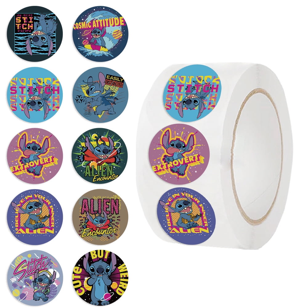 Stitch Stickers for Kids, 500 PCS Kids Stickers Bulk, 10 Designs Anime ...