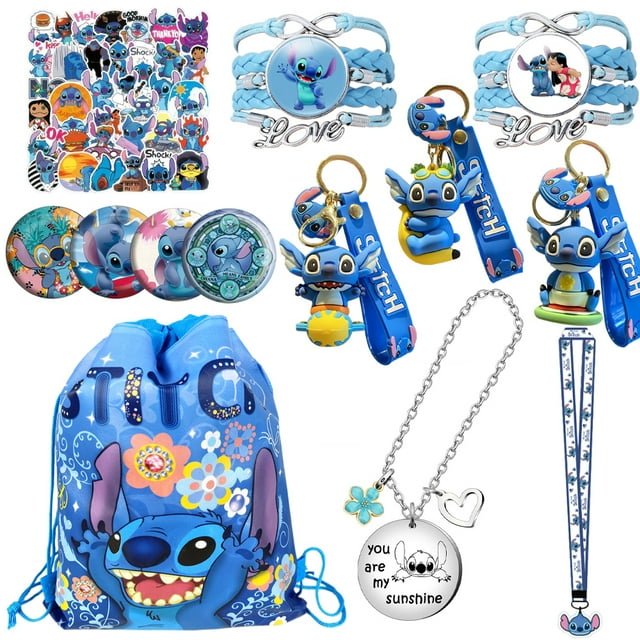 Stitch Merchandise Gift Set for Girls Cute Anime Accessories Including ...