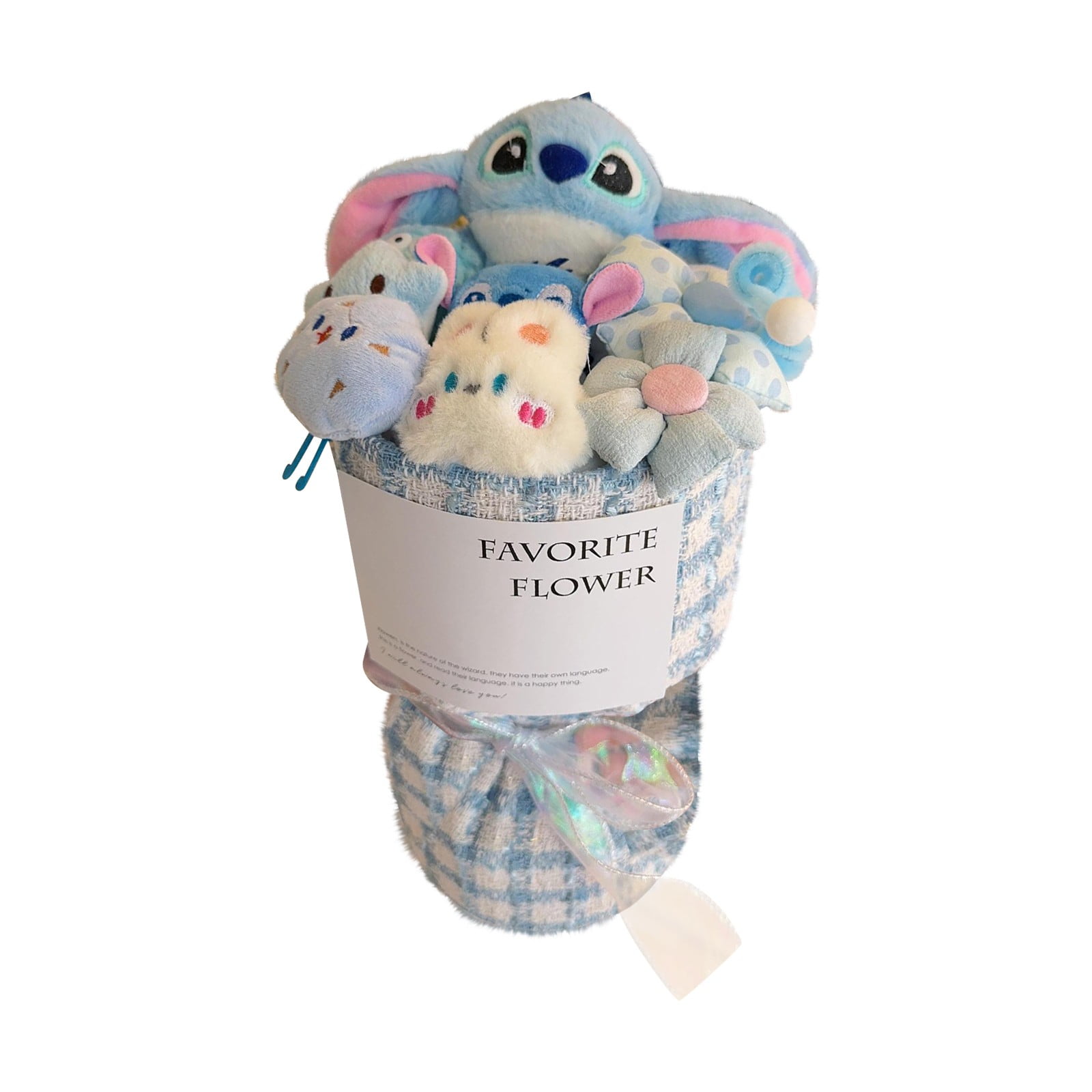 Stitch Stuff Stitch Stuffed Animal Creative Plush Cartoon Doll Bouquet ...