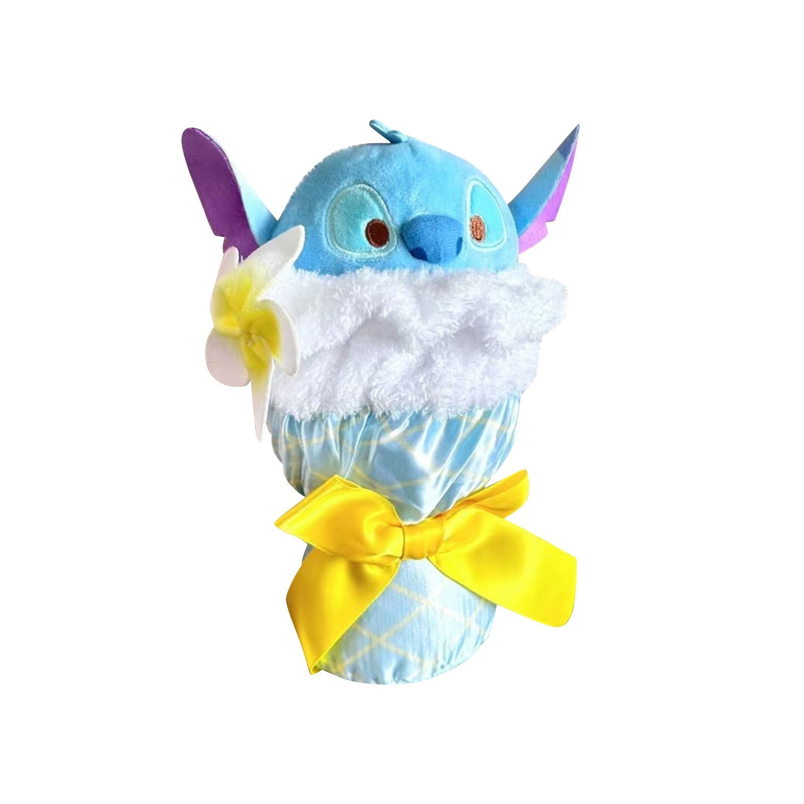 Stitch Stuffed Animal Lilo & Stitch Adorable Blue Plush Toy With Yellow ...