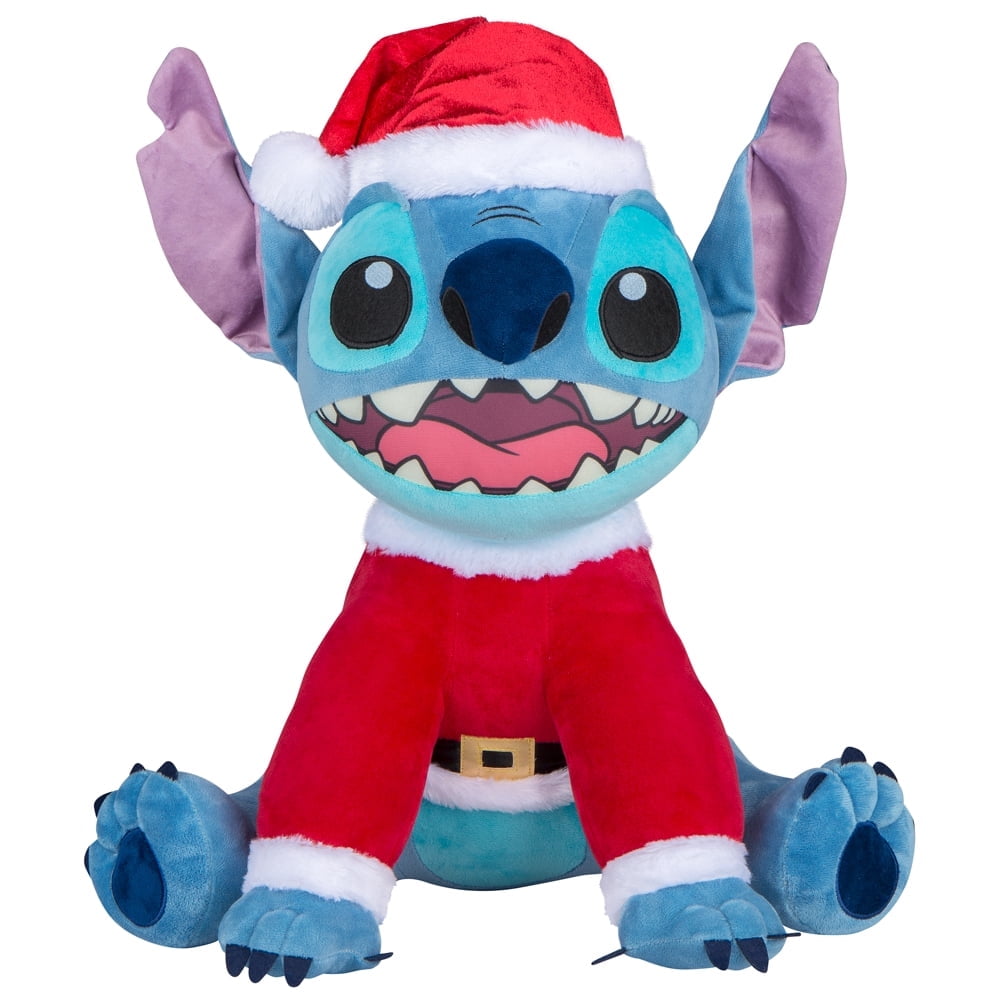 Stitch Stuffed Animals 16 inch Holiday Greeter Lilo and Stitch - Blue ...