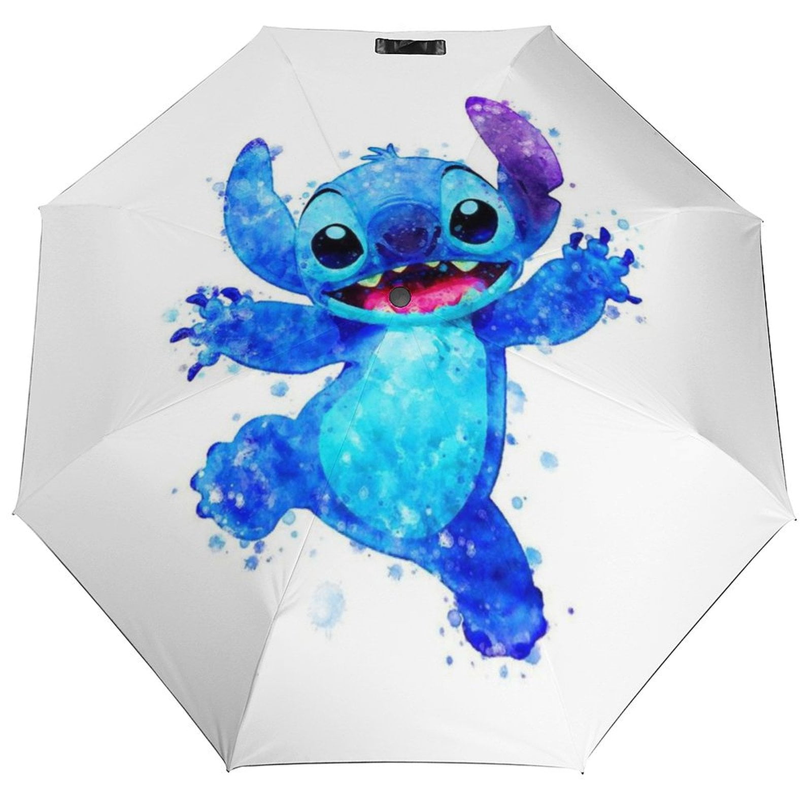 Stitch Sun umbrella Automatic Open/Close Sun Rain Travel Umbrella UV ...