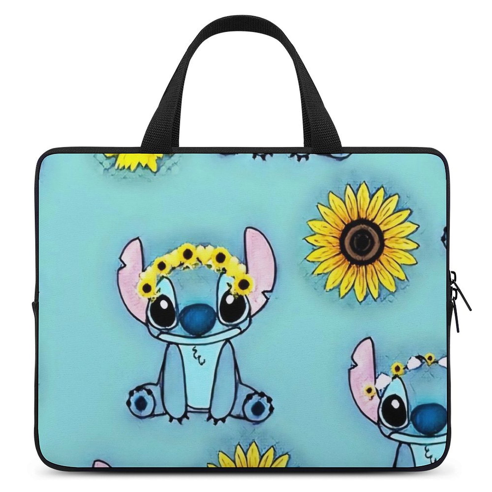 Stitch Sunflower 12 Inch Laptop Bag,Expandable Computer Bag Laptop ...
