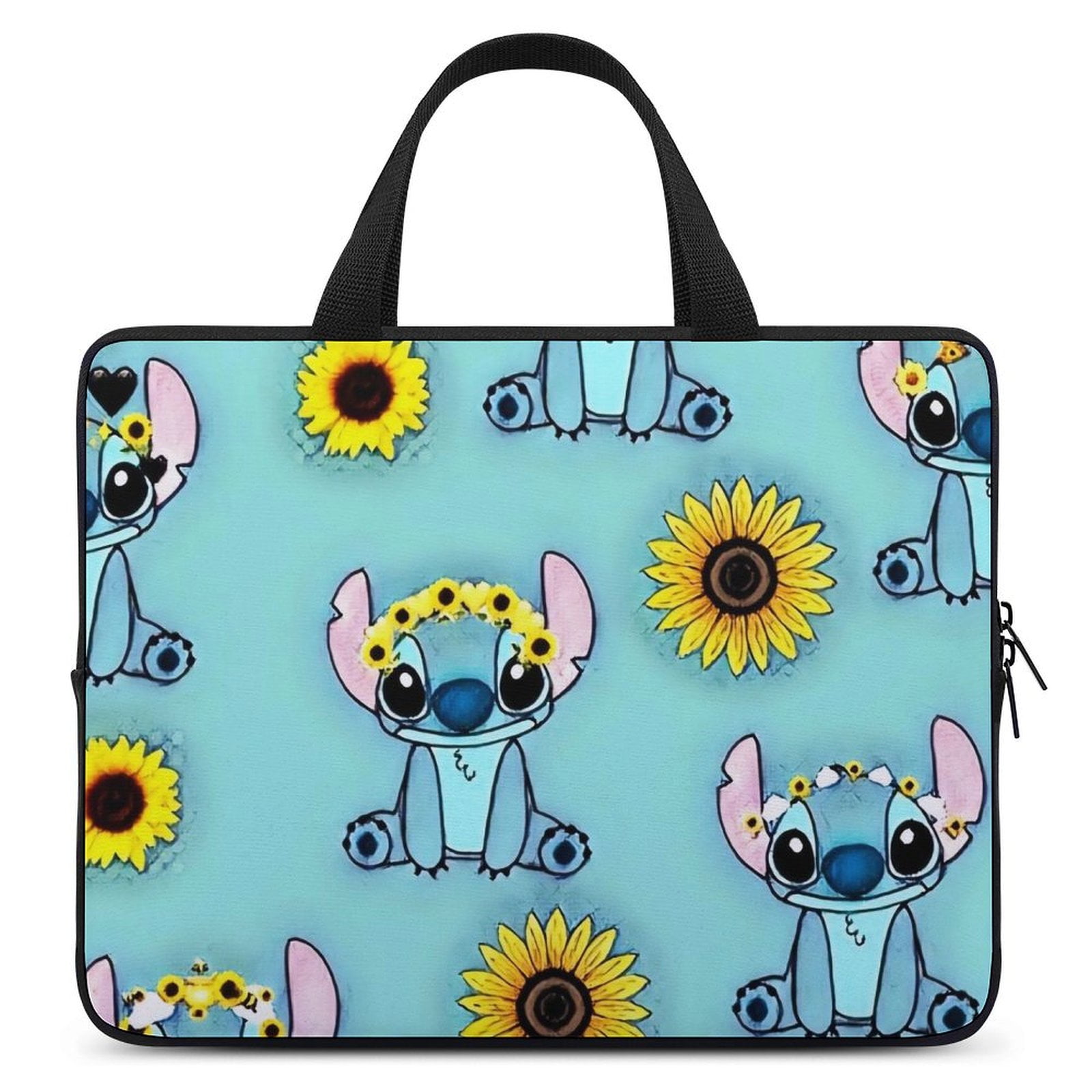 Stitch Sunflower 17 Inch Laptop Bag,Expandable Computer Bag Laptop ...
