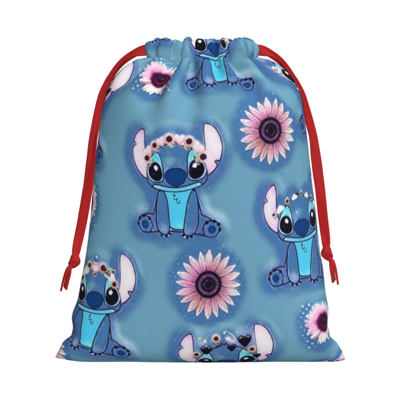 Stitch Sunflower Drawstring Bag For Kids Adults Gifts Drawstring ...