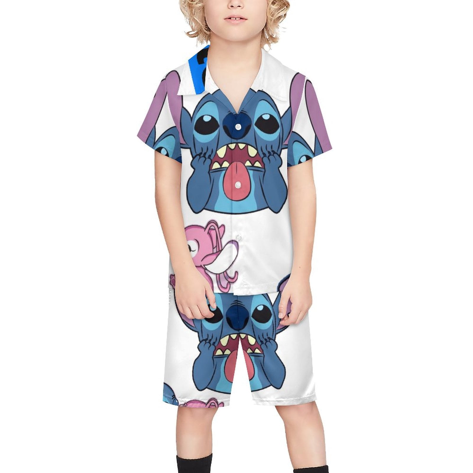 Stitch Swim Trunks Anime Cute for Boys Gift 11-12T Stitch Merch ...