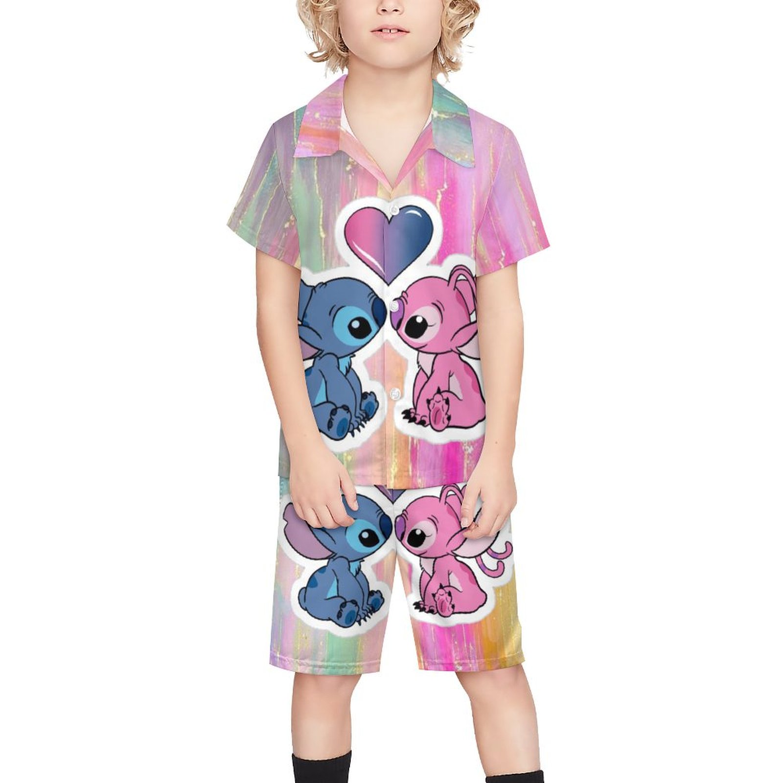 Stitch Swim Trunks Anime Cute for Boys Gift 11-12T Stitch Merch ...