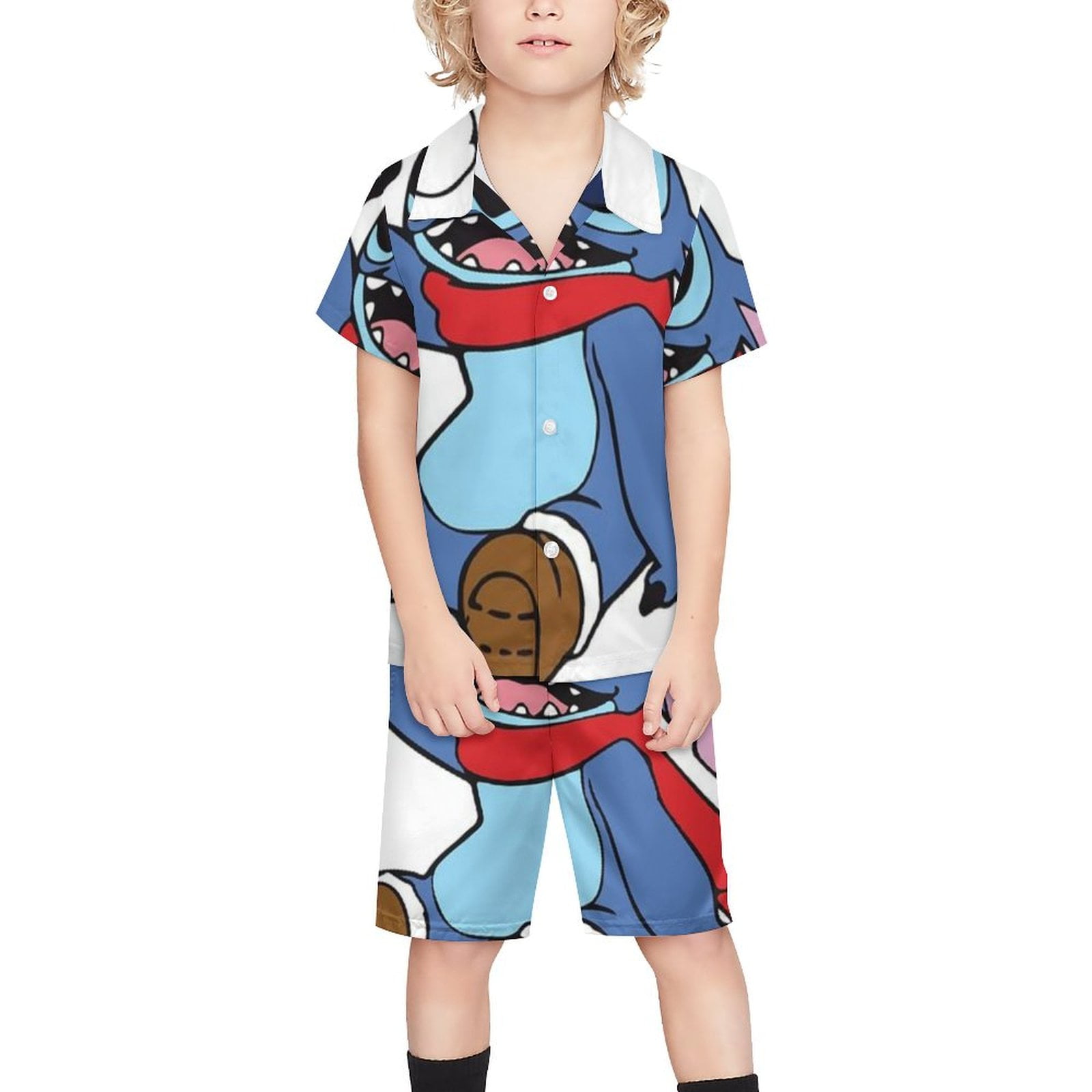 Stitch Swim Trunks Anime Cute for Boys Gift 5-6T Stitch Merch - Walmart.com