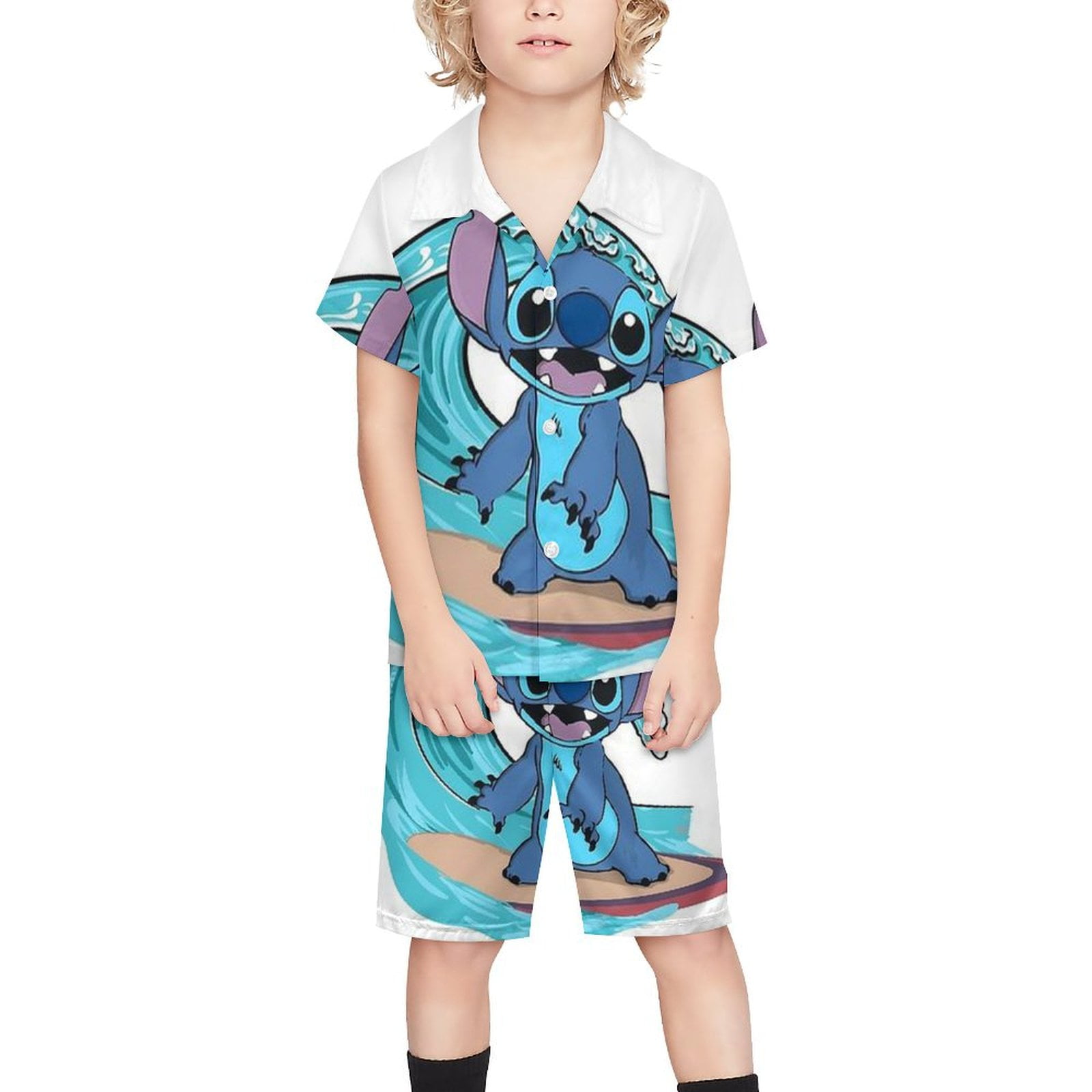 Stitch Swim Trunks Anime Cute for Boys Gift 5-6T Stitch Merch - Walmart.com