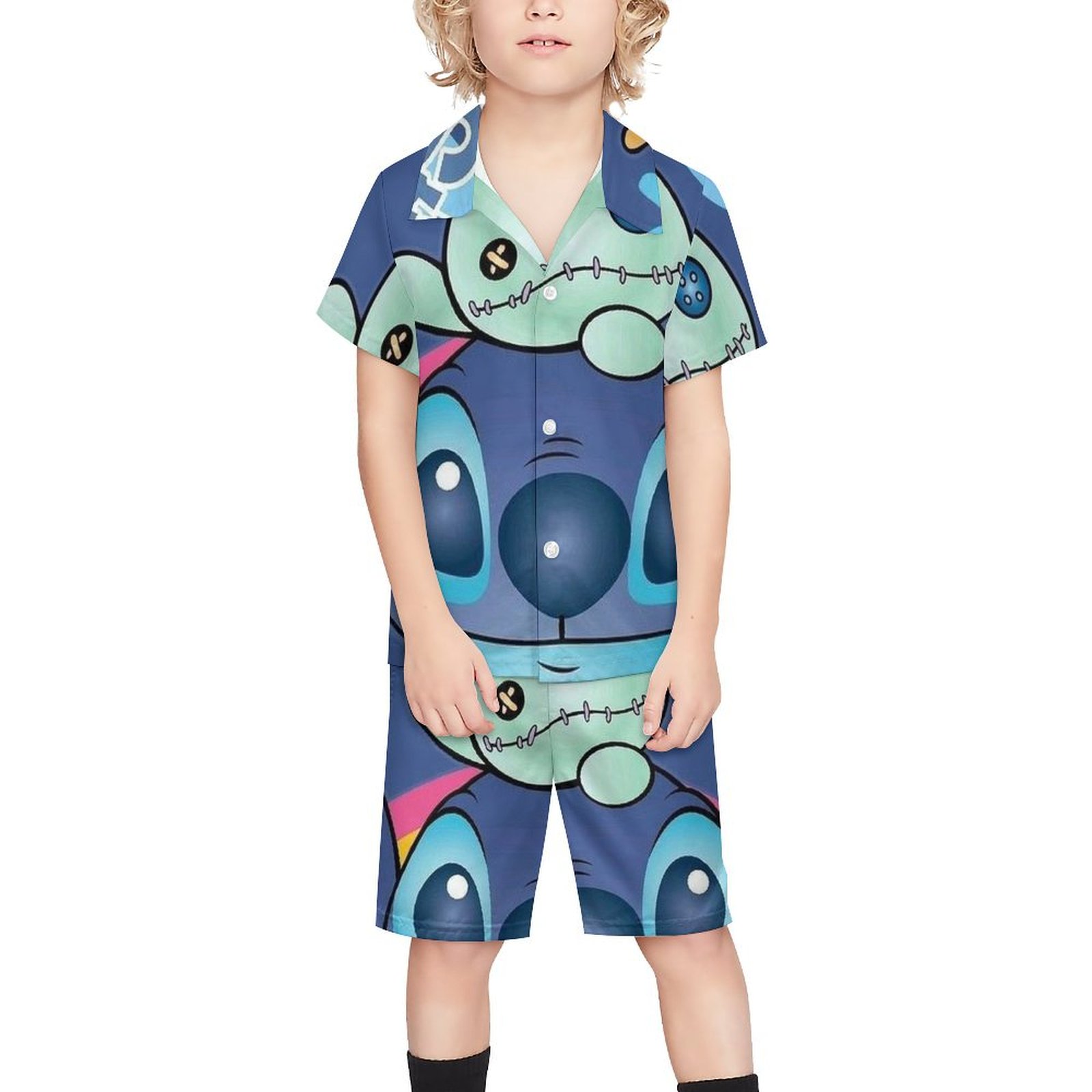 Stitch Swim Trunks Anime Cute for Boys Gift 7-8T Stitch Merch - Walmart.com