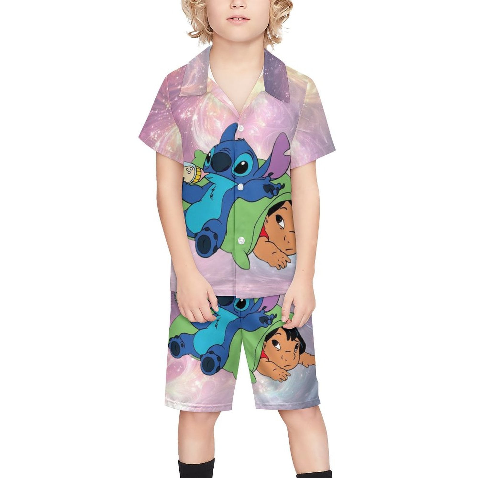 Stitch Swim Trunks Anime Cute for Boys Gift 7-8T Stitch Merch - Walmart.com