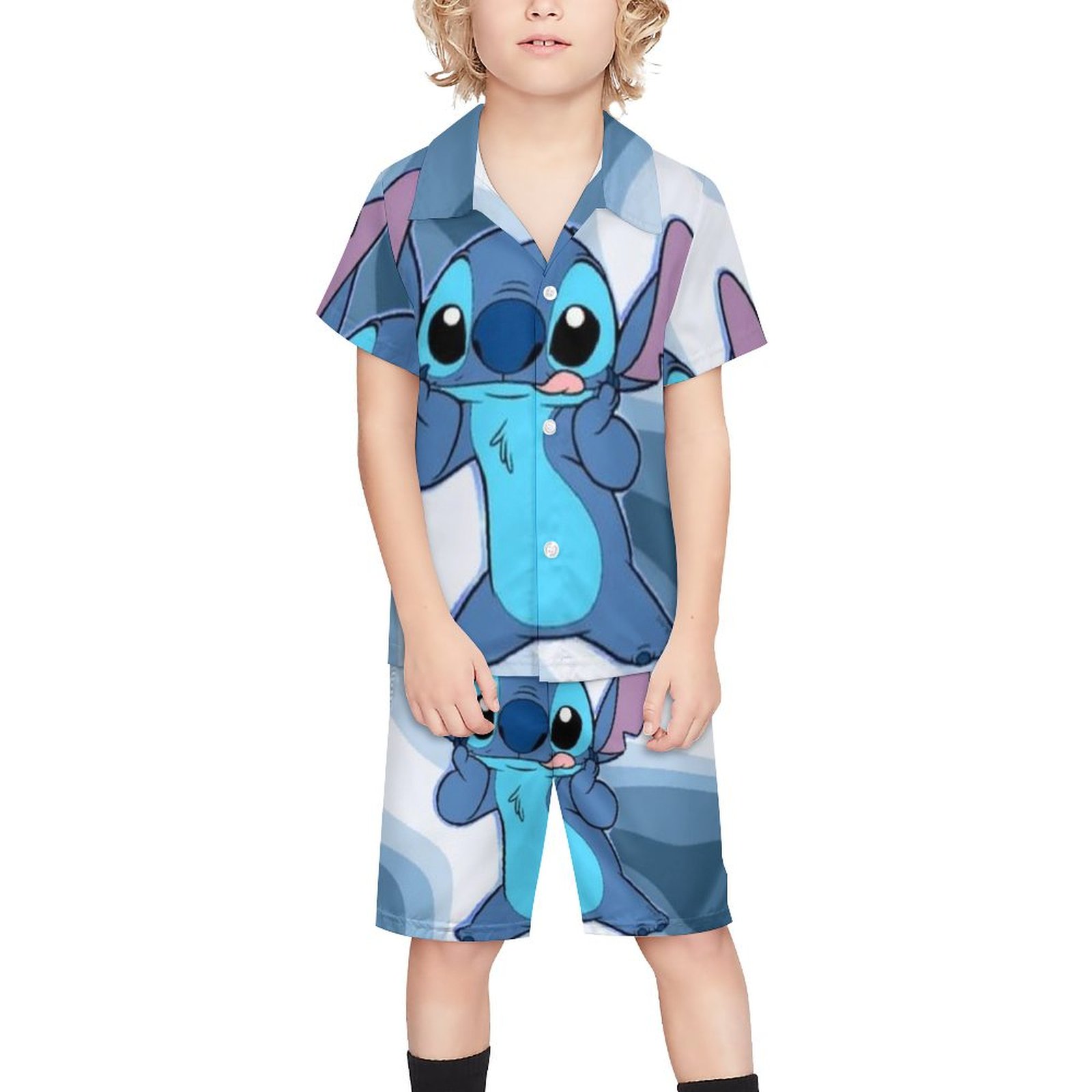 Stitch Swim Trunks Anime Cute for Boys Gift 7-8T Stitch Merch - Walmart.com