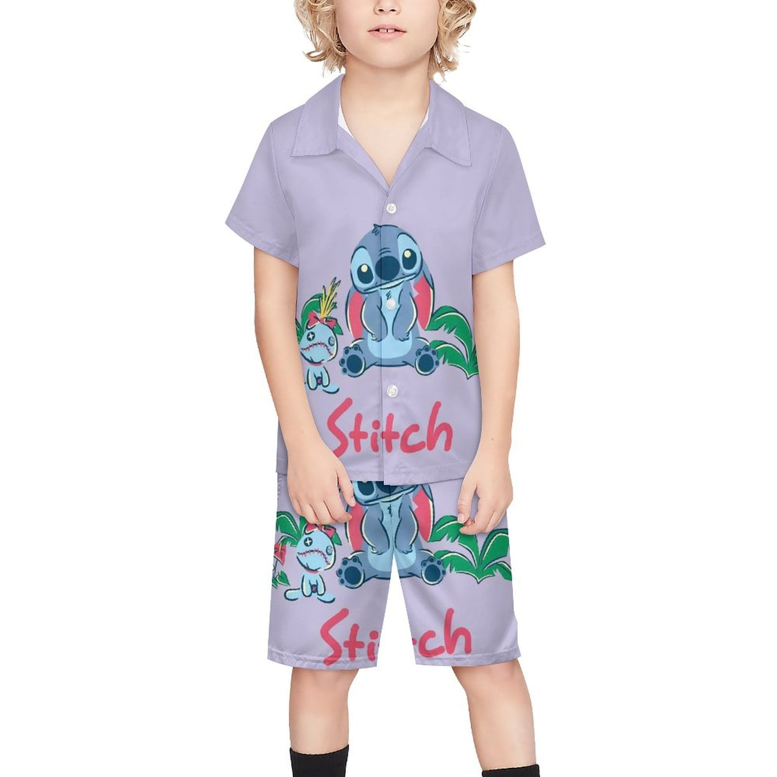 Stitch Swim Trunks Anime Cute for Boys Gift 7-8T Stitch Merch - Walmart.com