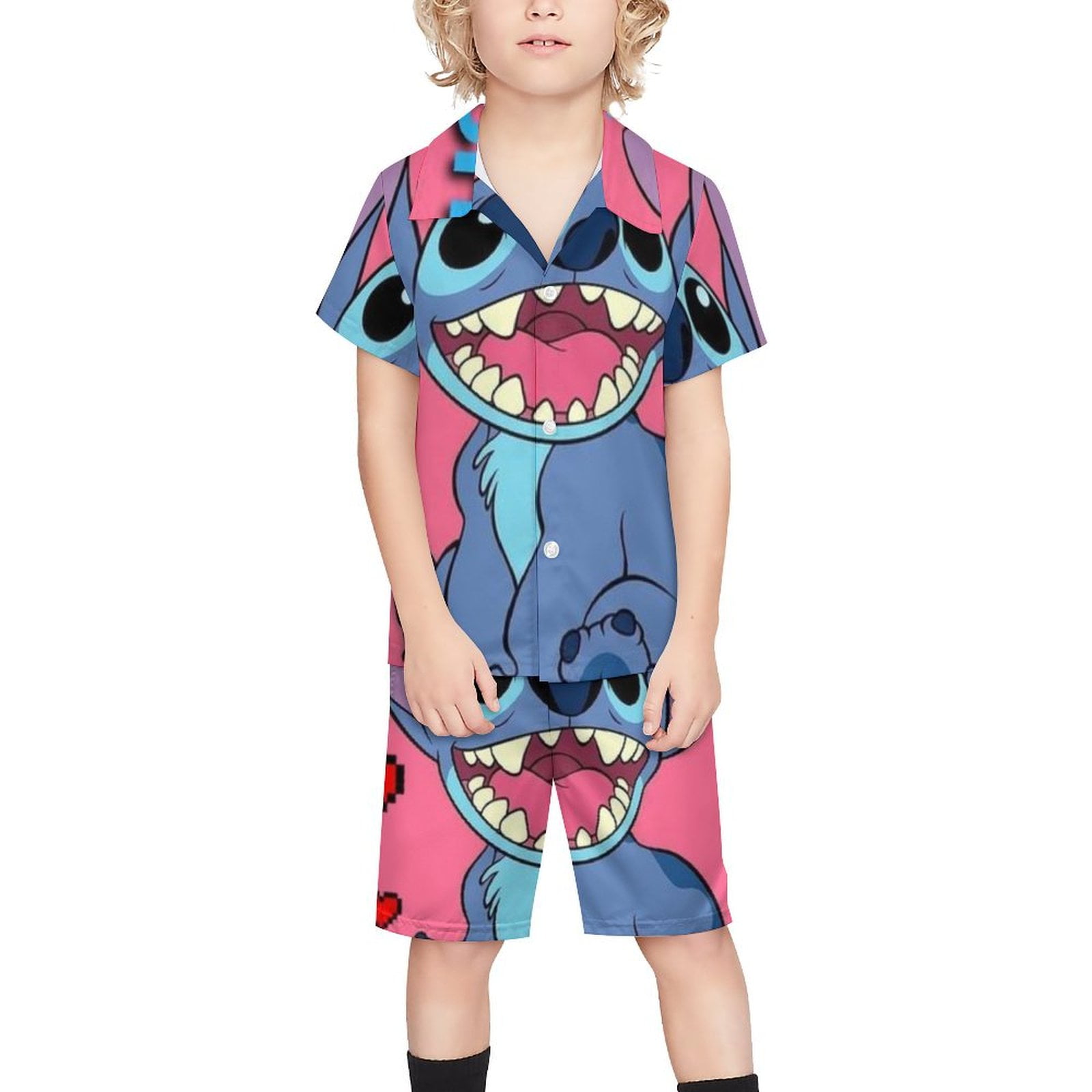 Stitch Swim Trunks Anime Cute for Boys Gift 7-8T Stitch Merch - Walmart.com