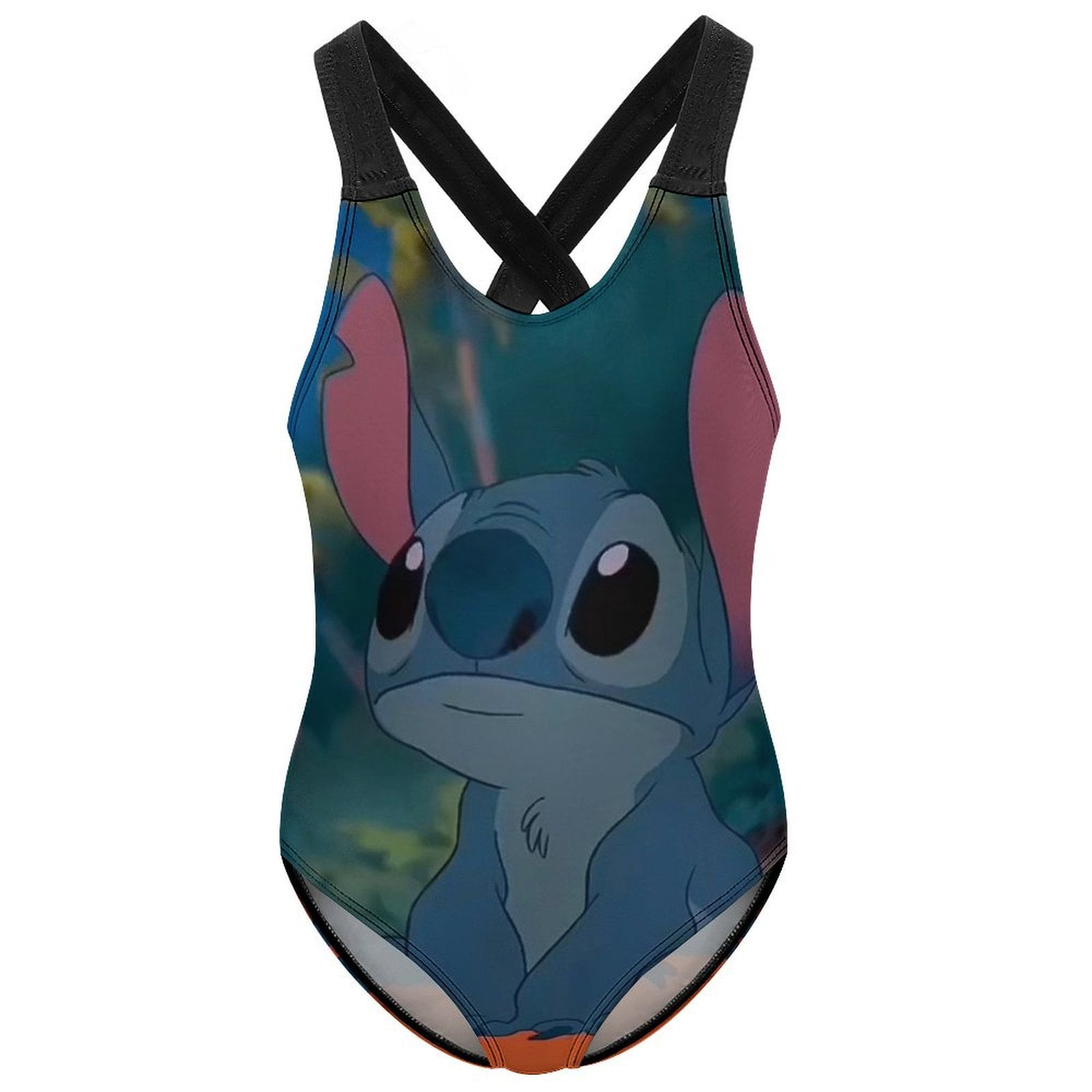 Stitch Swimsuit Anime Cute for Girls Gift 6-7Y（110cm） Stitch Merch ...