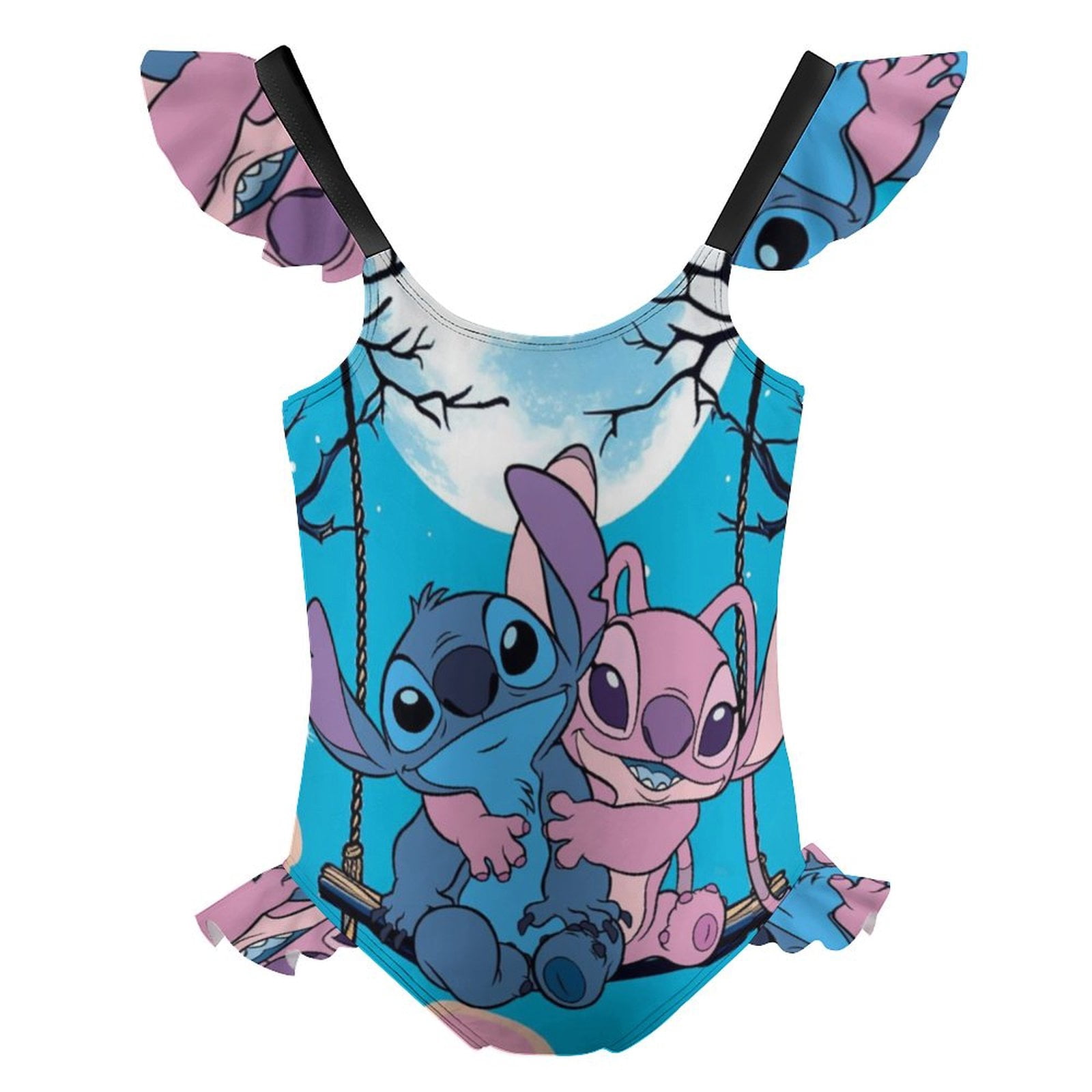 Stitch Swimsuit Anime Cute for Girls Gift 6-7Y（110cm） Stitch Merch ...